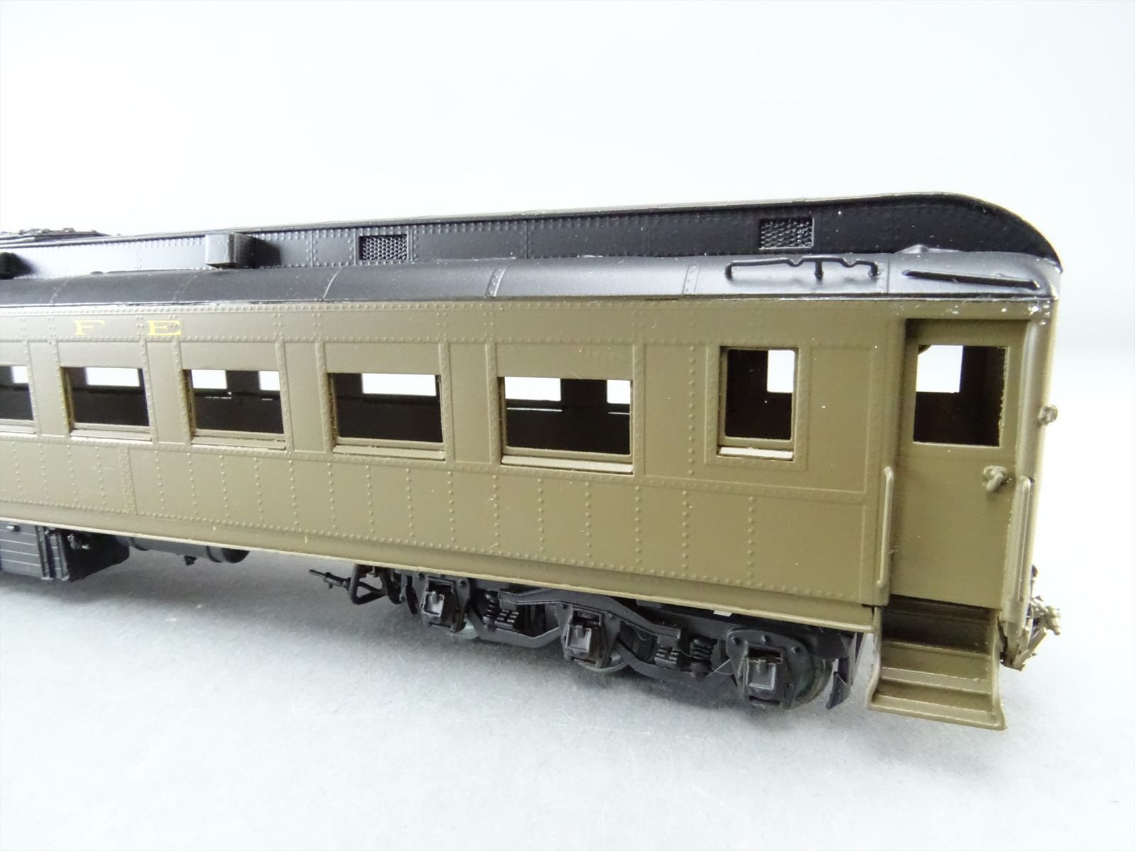 HO Brass Model - PRB Pecos River 2807 AT&SF Santa Fe HW Chair Smoker w ...