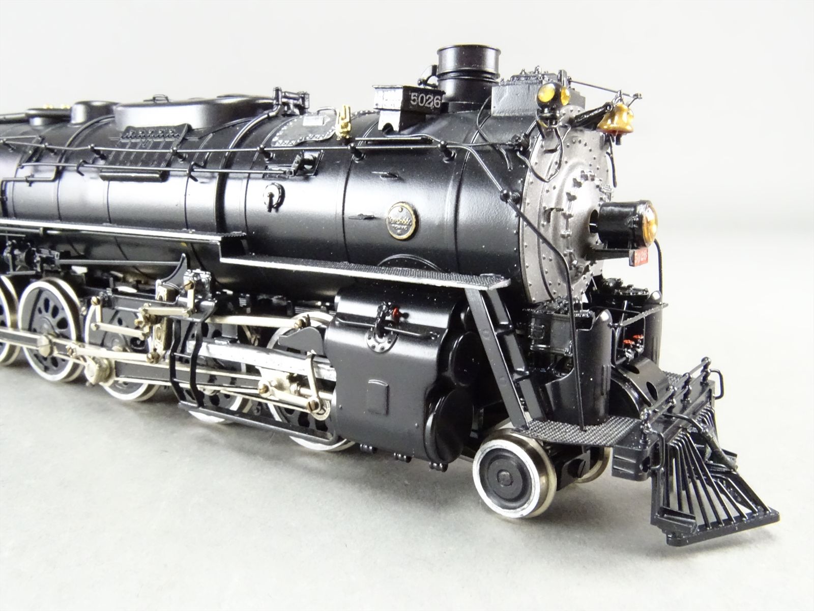 HO Brass Model Train - PFM Tenshodo ATSF Santa Fe 2-10-4 #5011 Texas ...