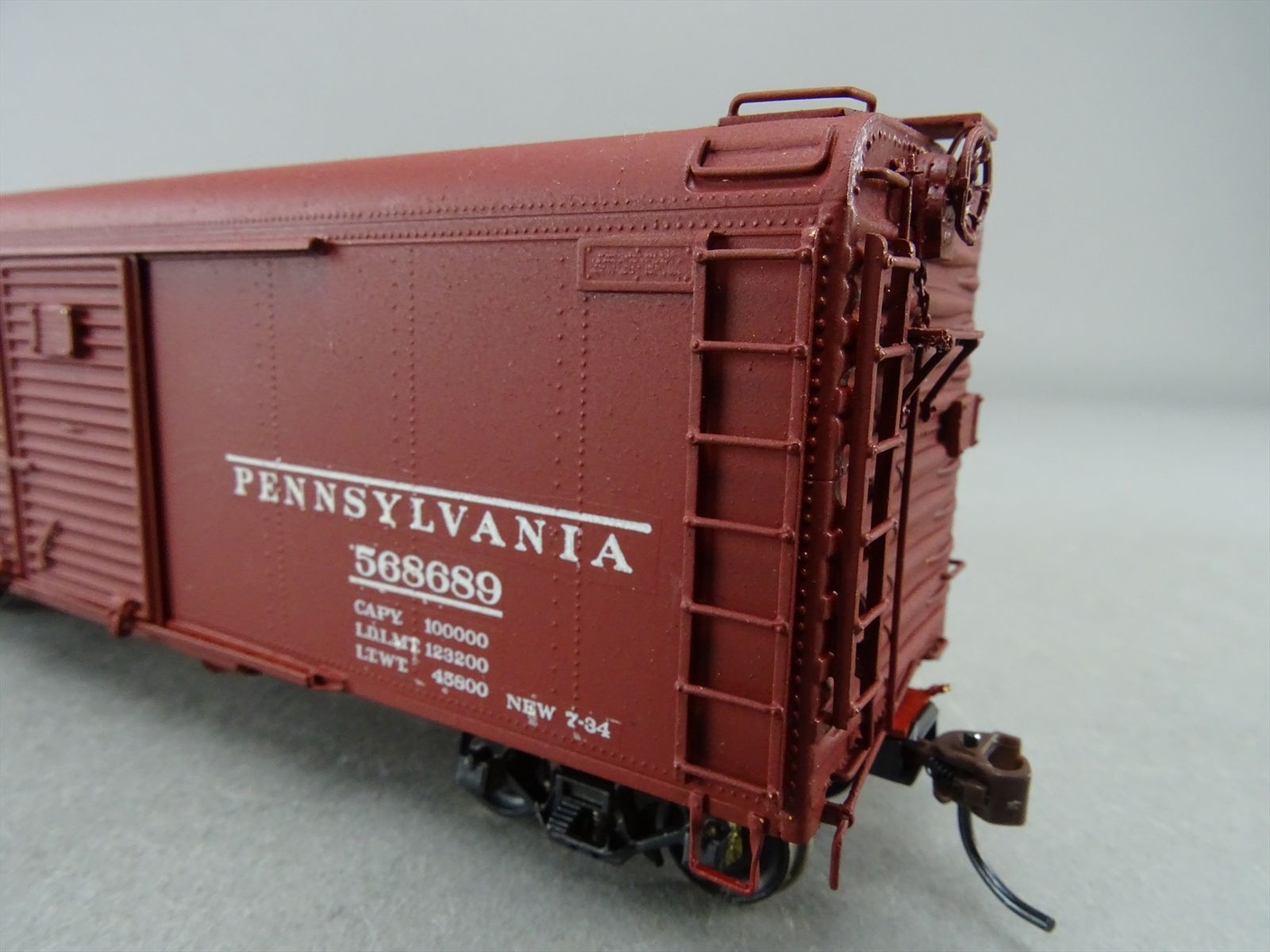 HO Brass Model - Railworks PRR Pennsylvania 40' Round Roof Box Car ...