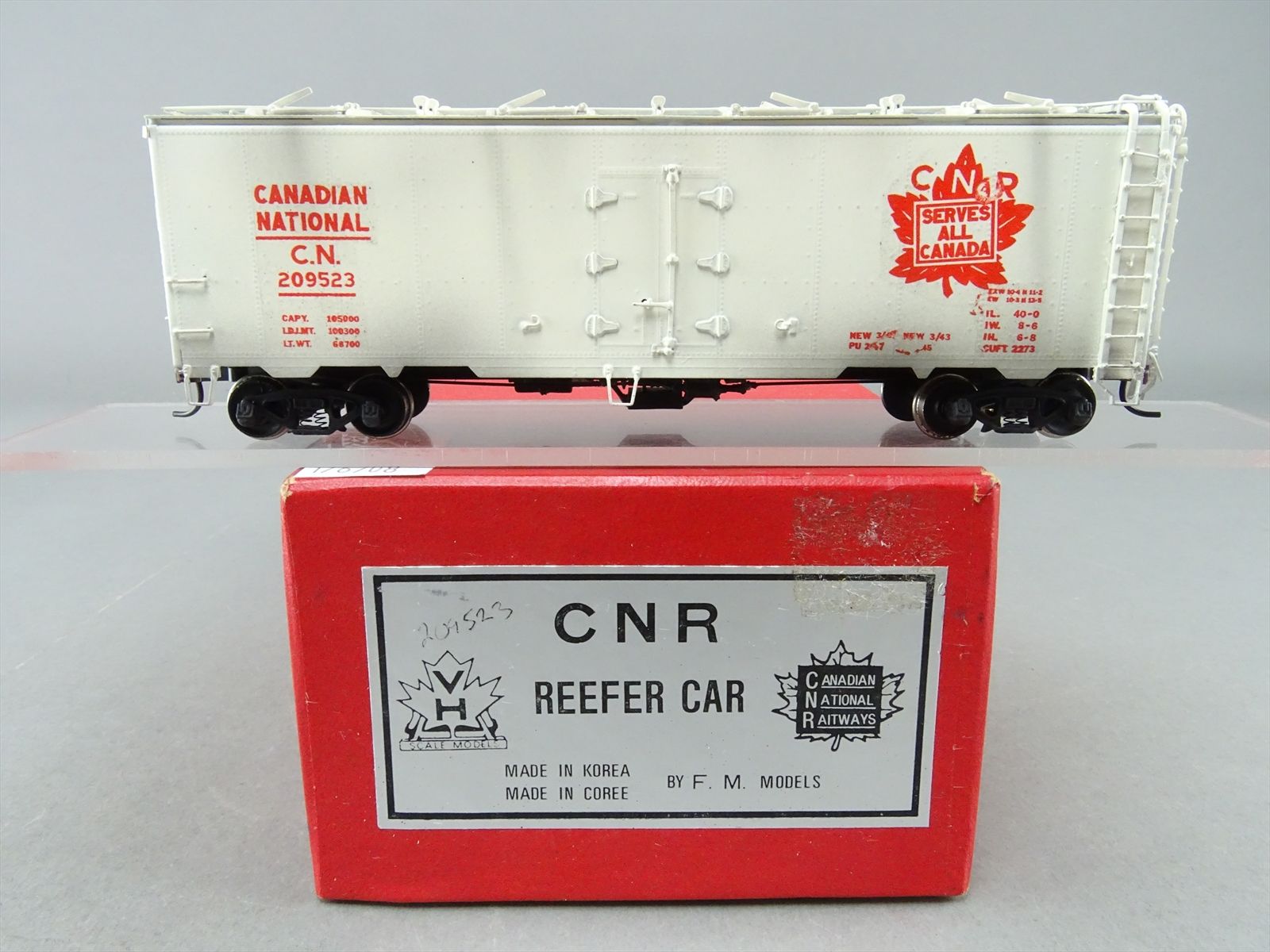 HO Brass Model - VH Van CN CNR Canadian National Refrigerator Reefer ...
