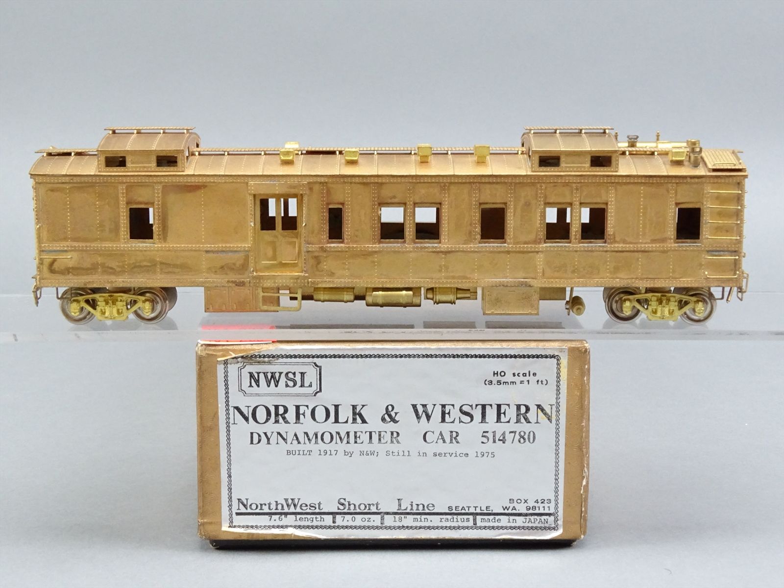 HO Brass Model - NWSL N&W Norfolk & Western Dynamometer Car #514780 ...