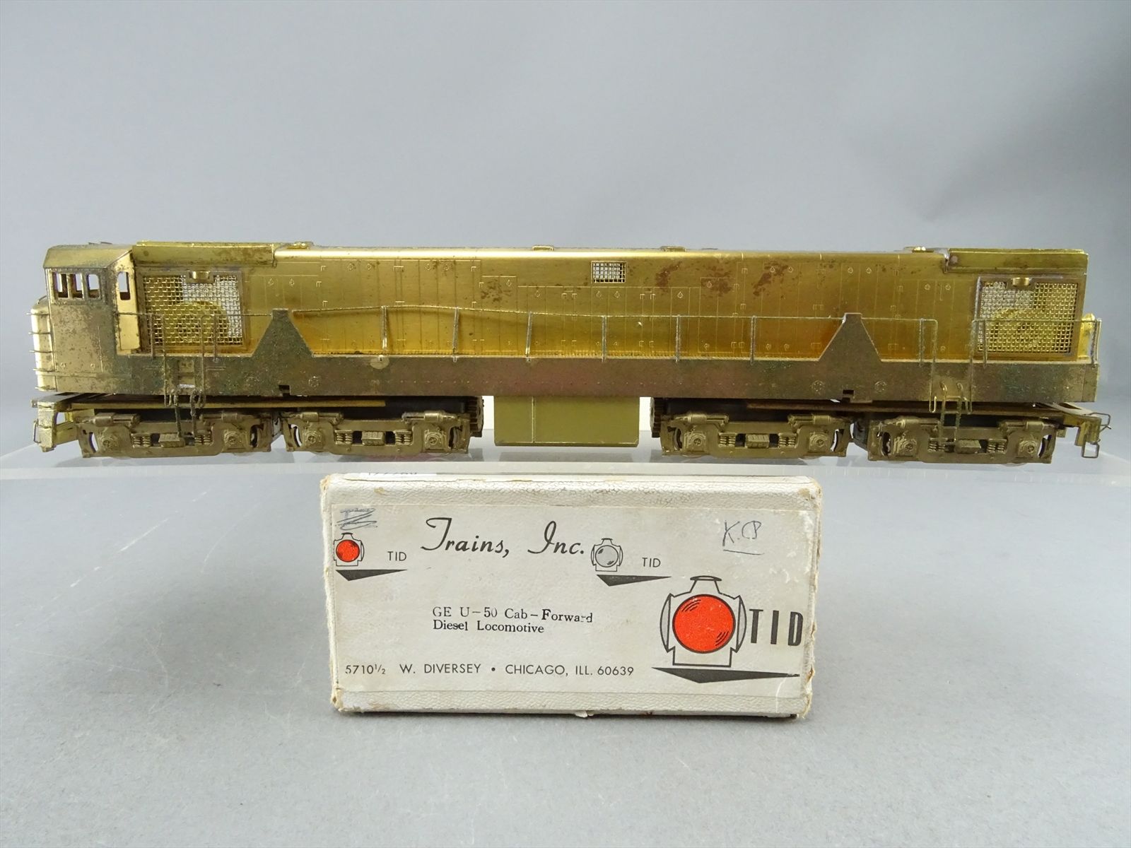 BARGAIN BRASS - HO Model - TID Trains, Inc. GE U-50 Cab Forward Diesel ...