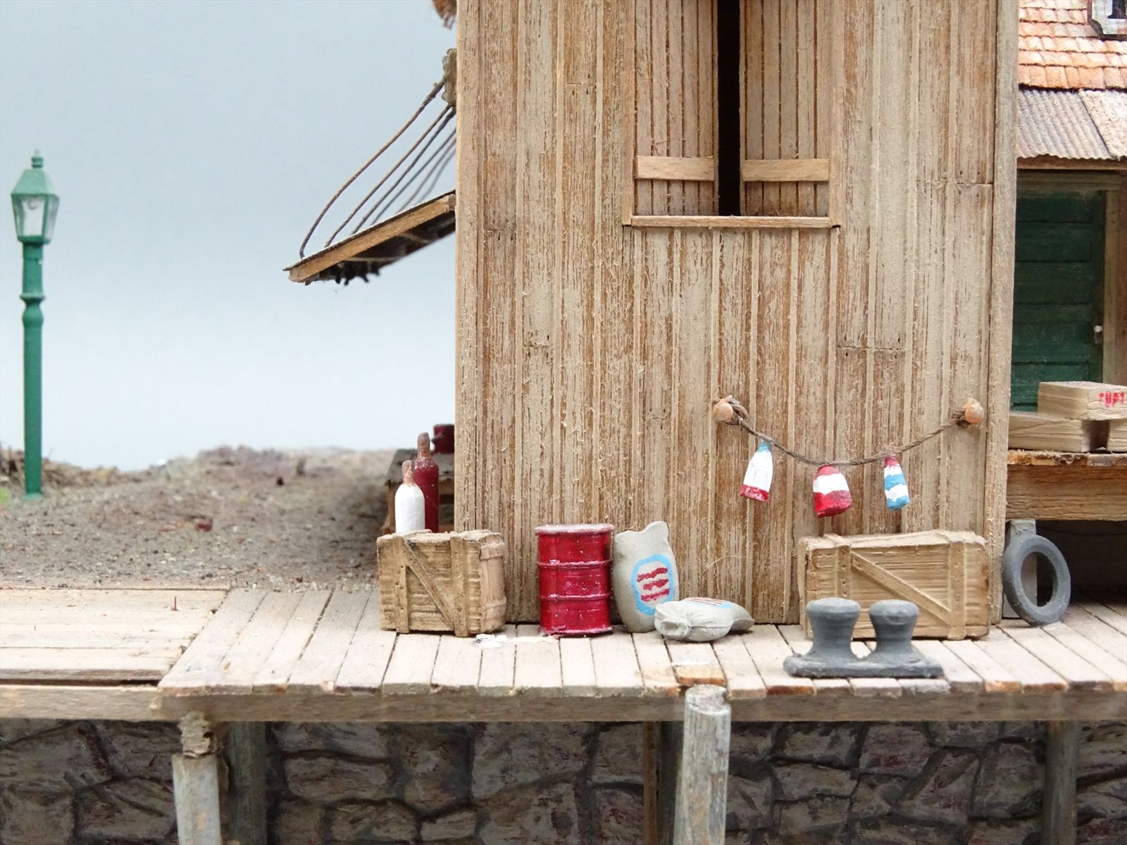 HO 1:87 FSM Style Craftsman - Dockside Scene - 6.5 x 16 - Structure ...