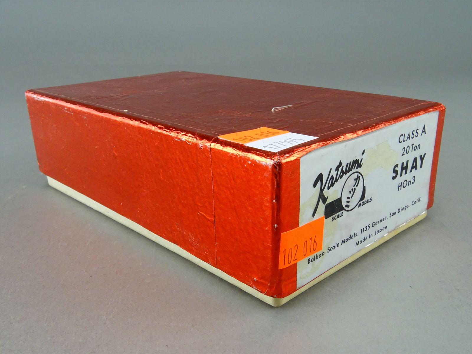 HOn3 Brass Model - Balboa KTM Class A 20 Ton Shay - Unpainted - Katsumi