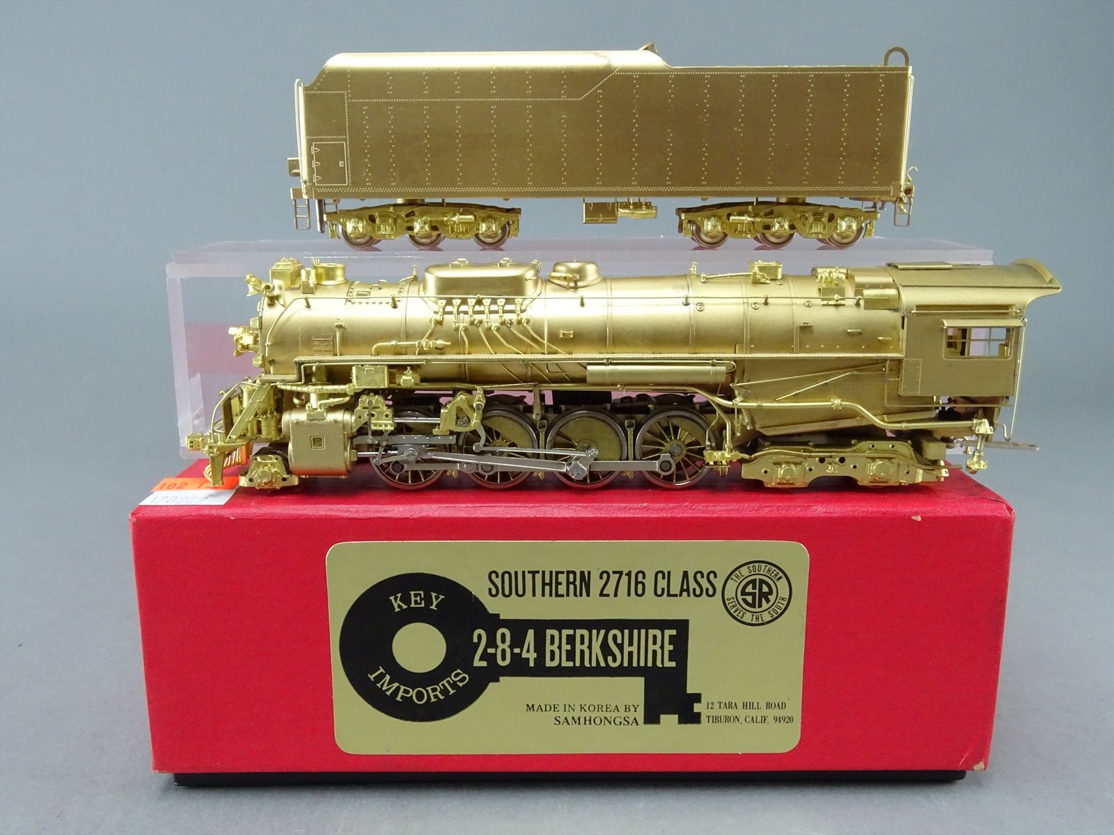 HO Brass Model - Key SOU Southern 2-8-4 2716 Class - Unpainted - 1983 ...