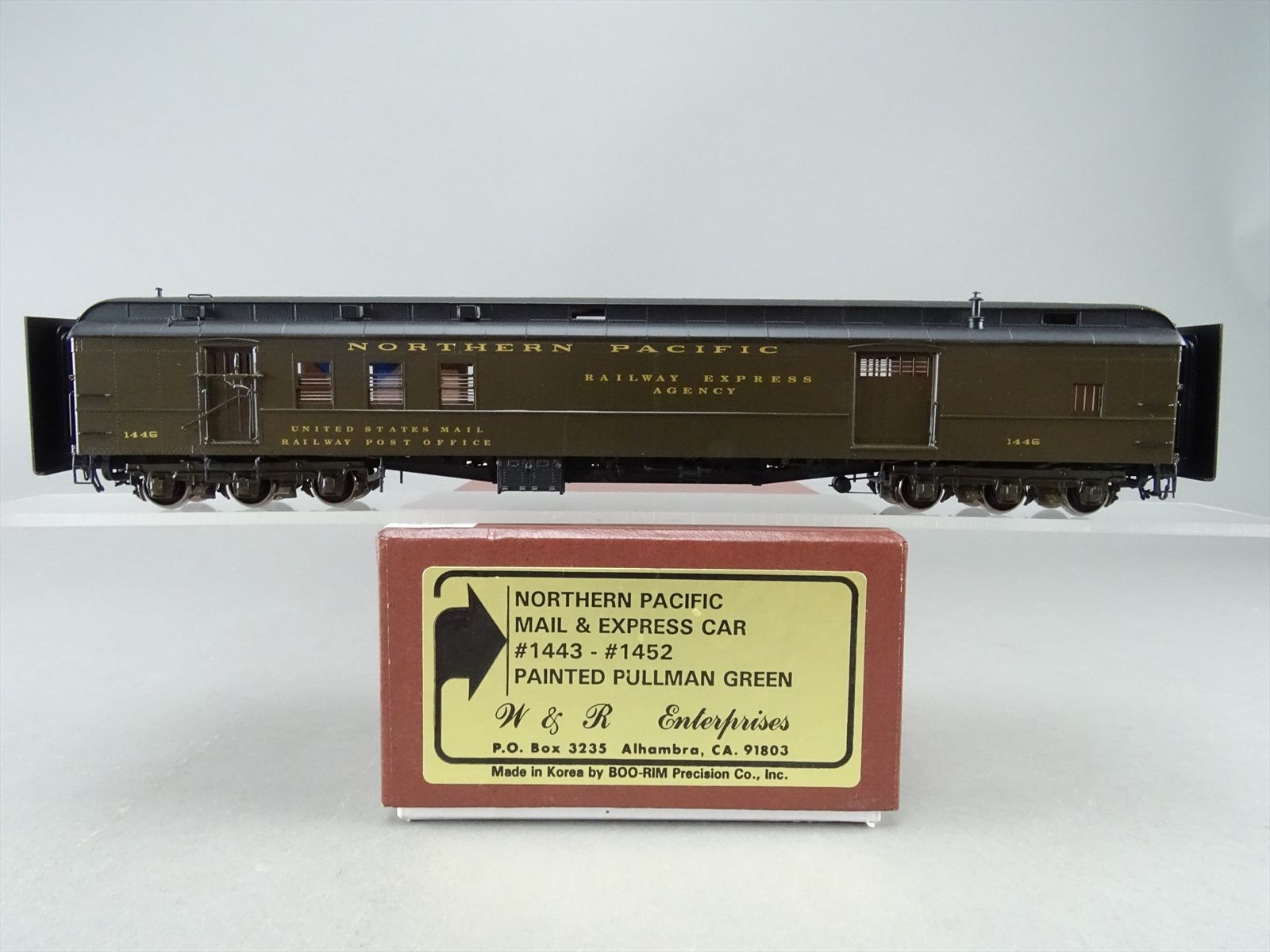HO Brass Model - W&R NP Northern Pacific Mail & Express Car Pullman ...