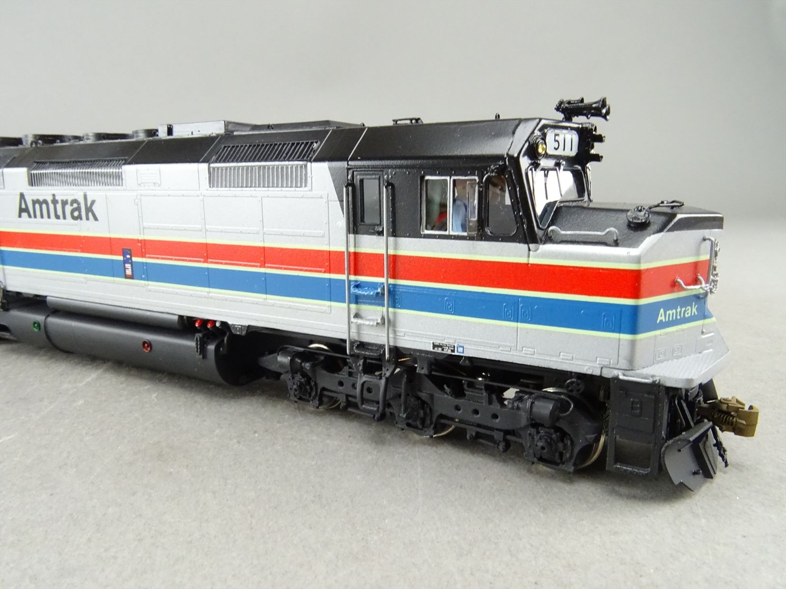 HO Brass Model - OMI 5885.2 Amtrak SDP40F Phase II Original Version 1973 Era #511 - F/P + DCC ...