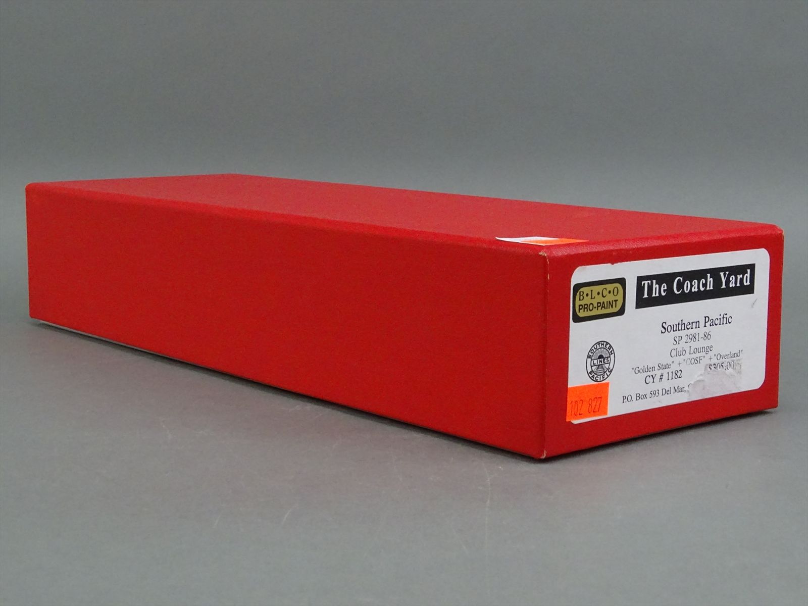 HO Brass Model - TCY 1182 SP Southern Pacific Club Lounge Golden View ...