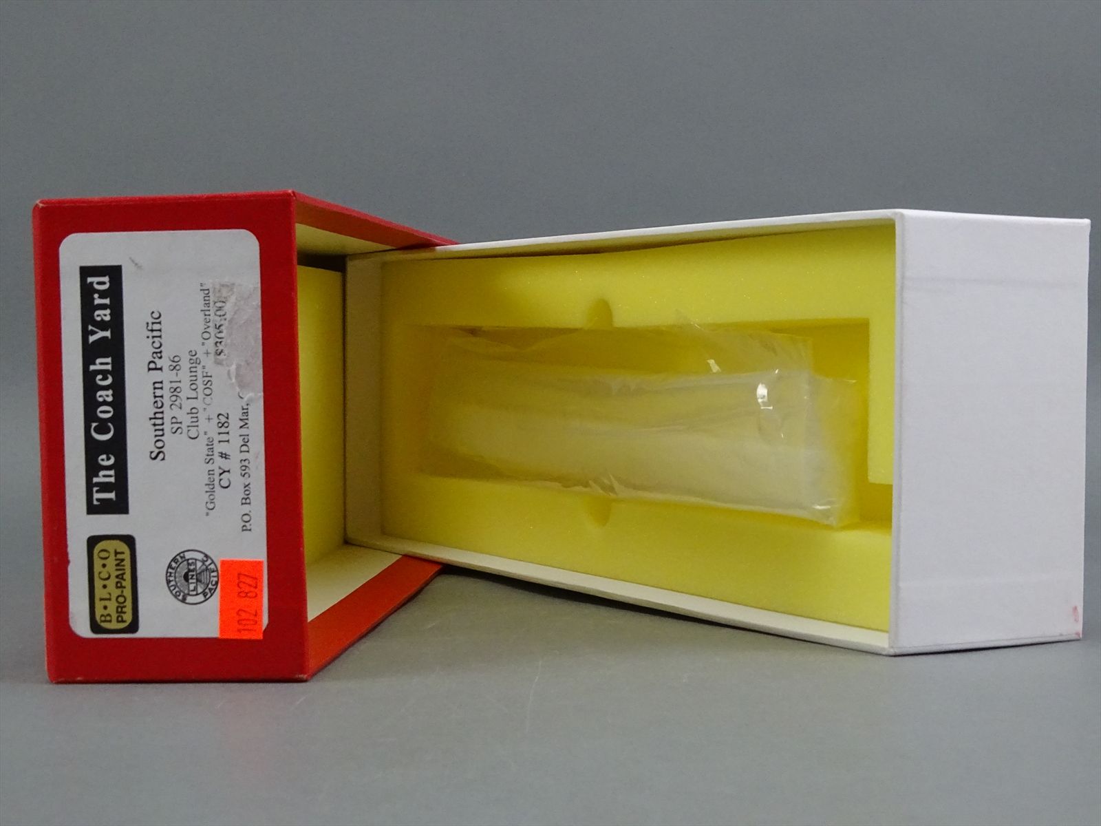 HO Brass Model - TCY 1182 SP Southern Pacific Club Lounge Golden View ...