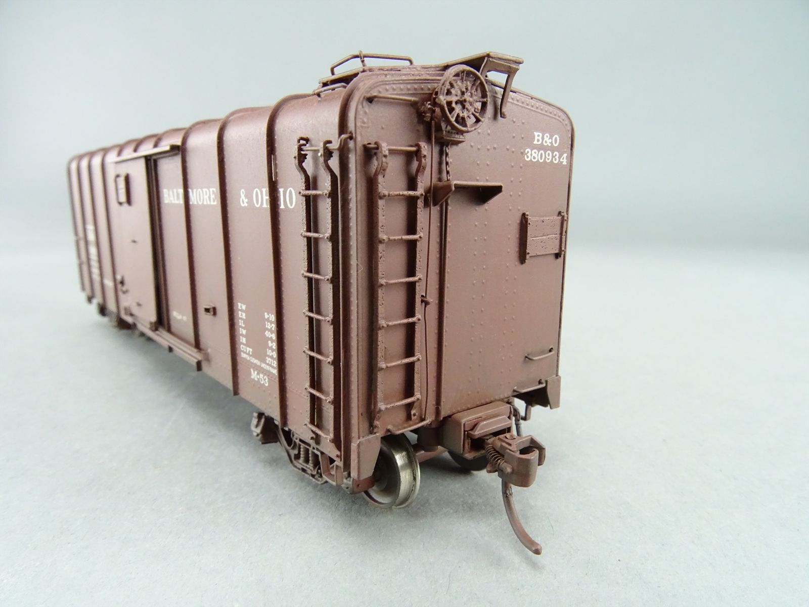 HO Brass Model - OMI 1392 B&O Baltimore & Ohio M-15K Boxcar Wagon Top 2 ...