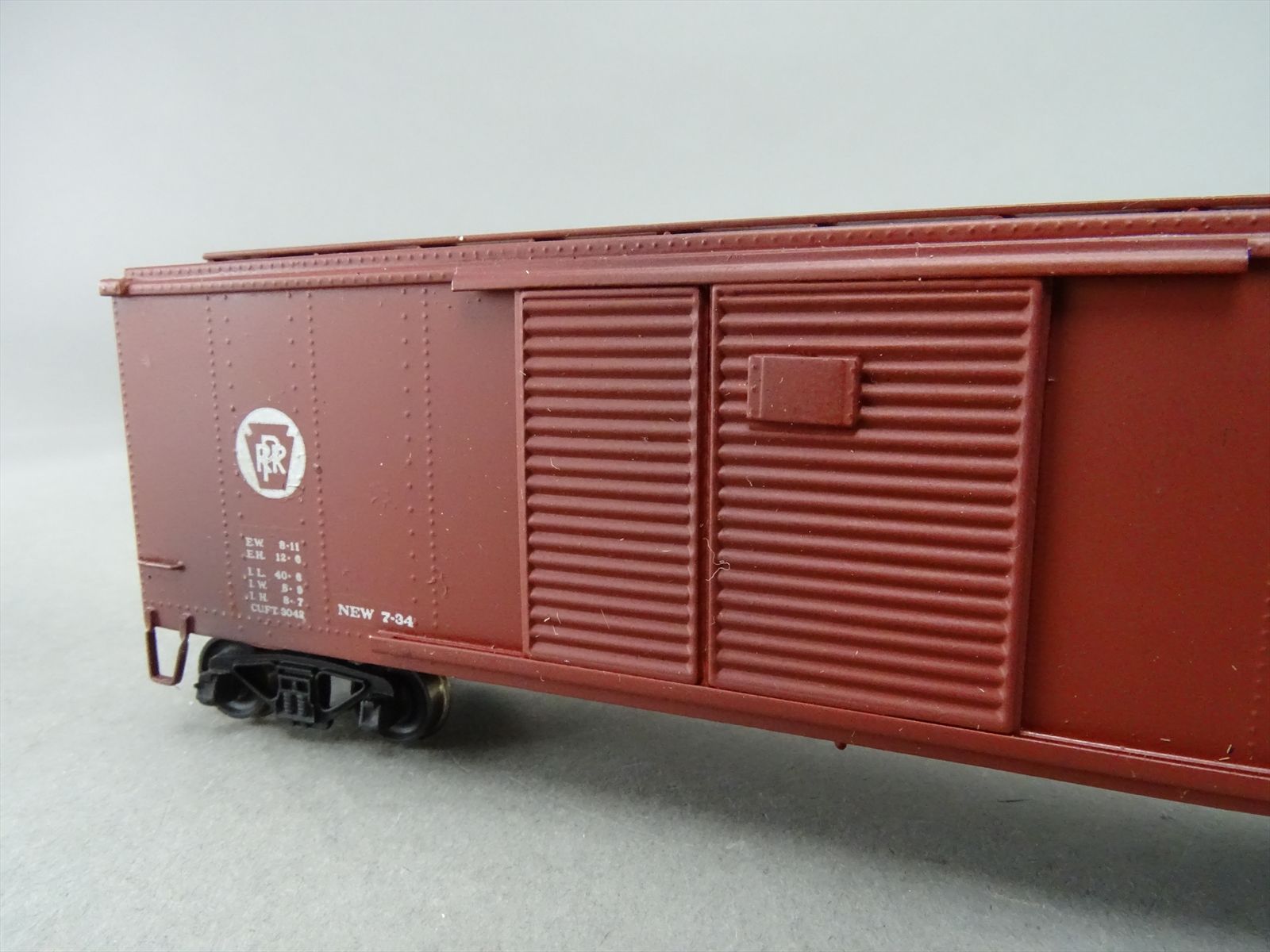 HO Brass Model - OMI 3018 Overland PRR BoxCar #584102 - Custom