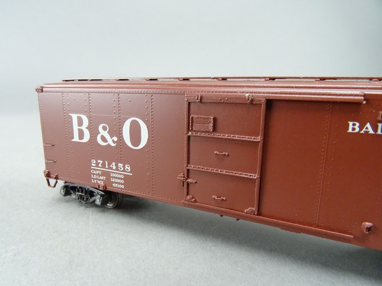 HO Brass Model - OMI 3016 Overland X-28a Box Car #271458 B&O Balitimore ...