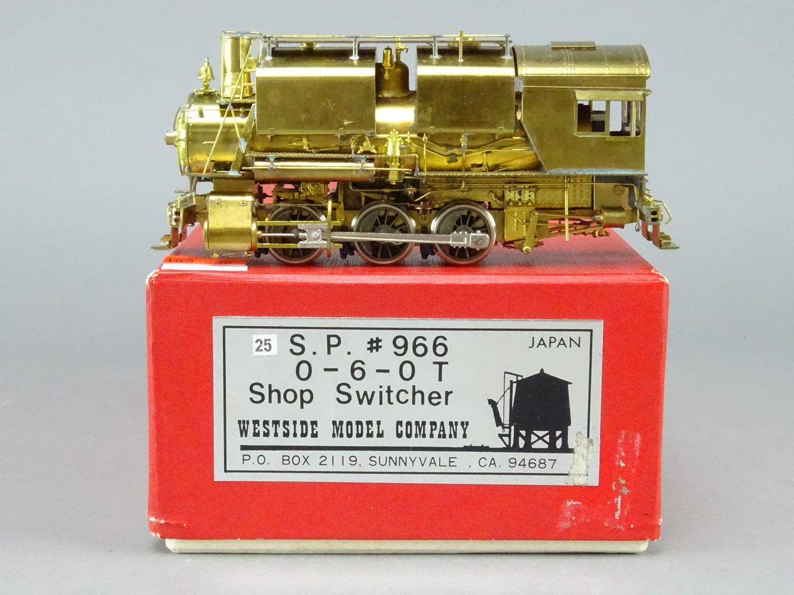 HO Brass Model - WMC SP Southern Pacific Shop Switcher 0-6-0T #966 ...