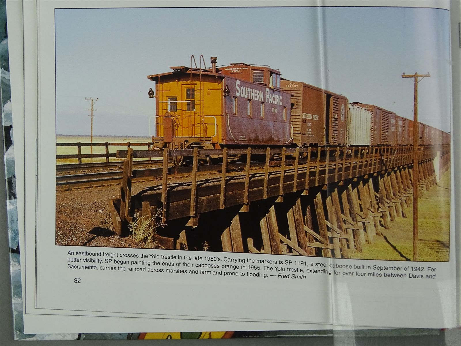 Railroad Book - Southern Pacific's Historic Overland Route Color Pictorial - Tom Dill - 128 Pages