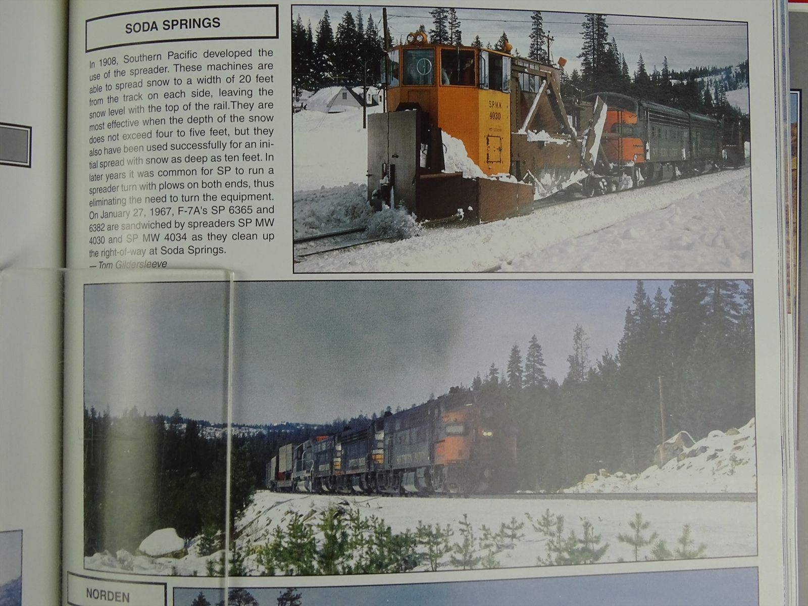 Railroad Book - Southern Pacific's Historic Overland Route Color Pictorial - Tom Dill - 128 Pages