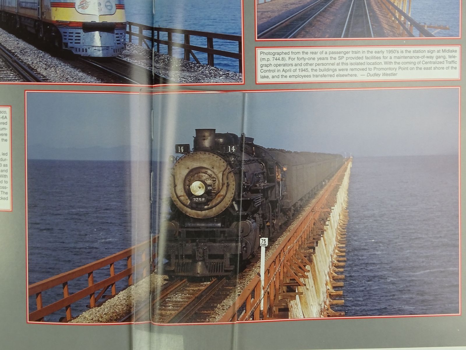 Railroad Book - Southern Pacific's Historic Overland Route Color Pictorial - Tom Dill - 128 Pages