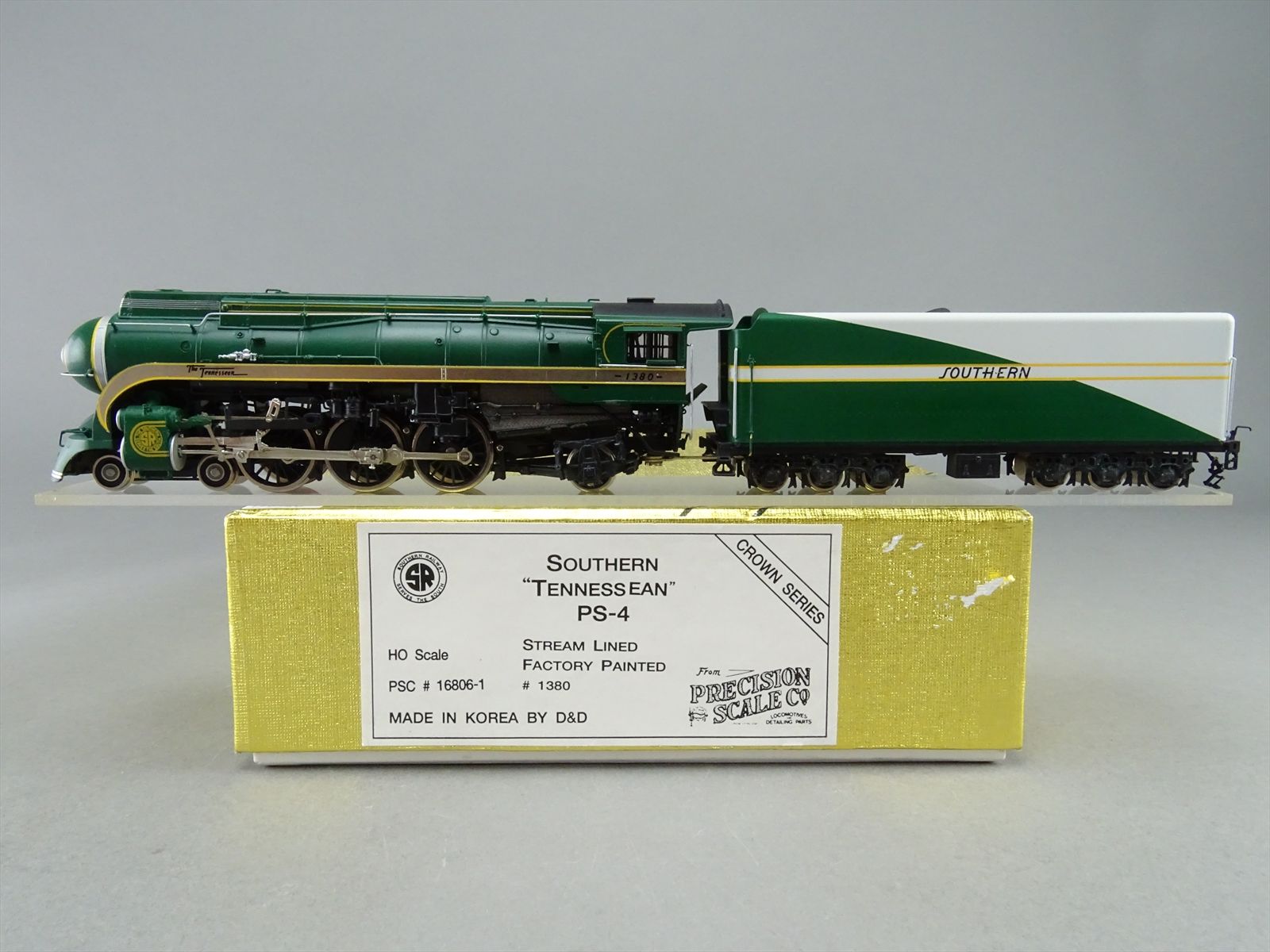 HO Brass Model - PSC 16806-1 SOU Southern Tennessean PS-4 Streamlined ...