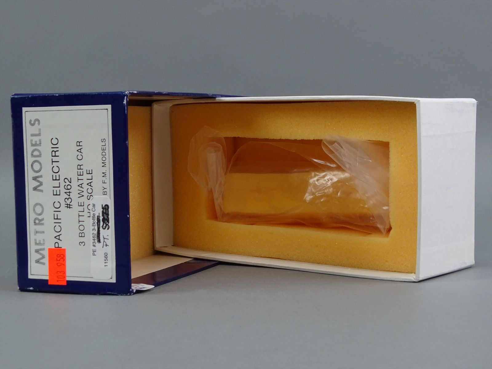 HO Brass Model - Metro Models PE Pacific Electric 3 Bottle Water Car ...