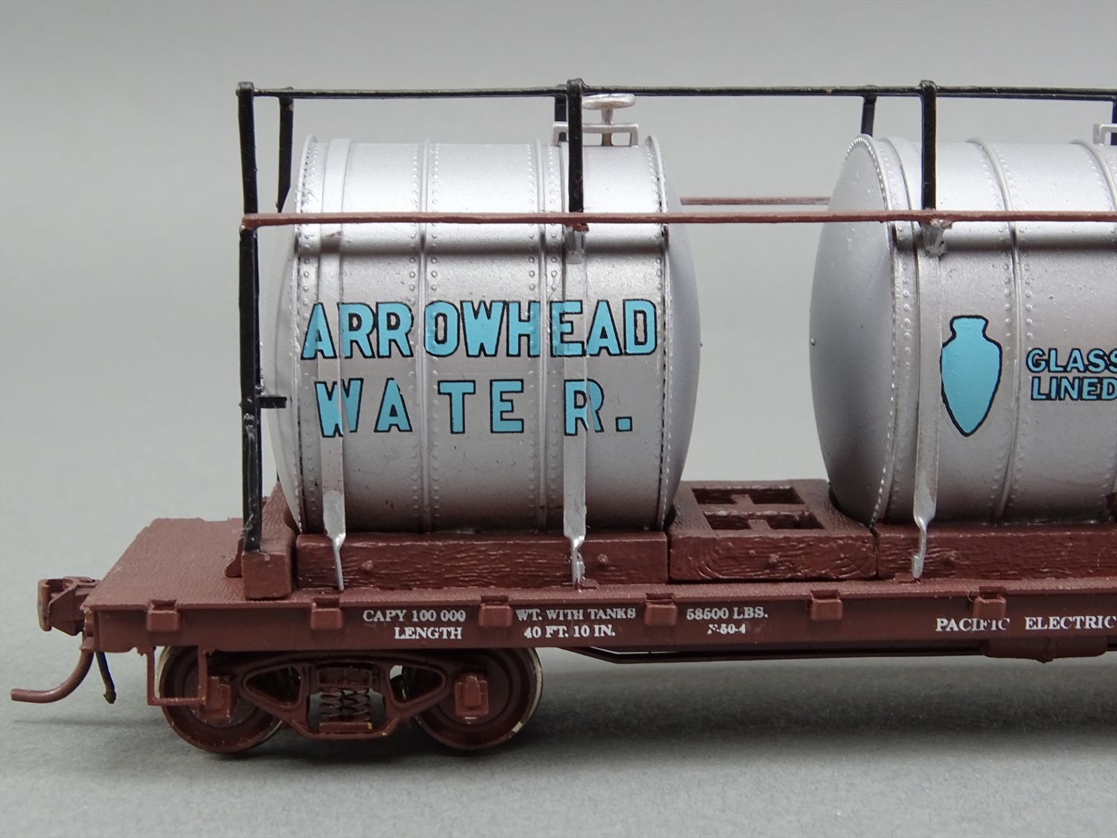 HO Brass Model - Metro Models PE Pacific Electric 3 Bottle Water Car ...