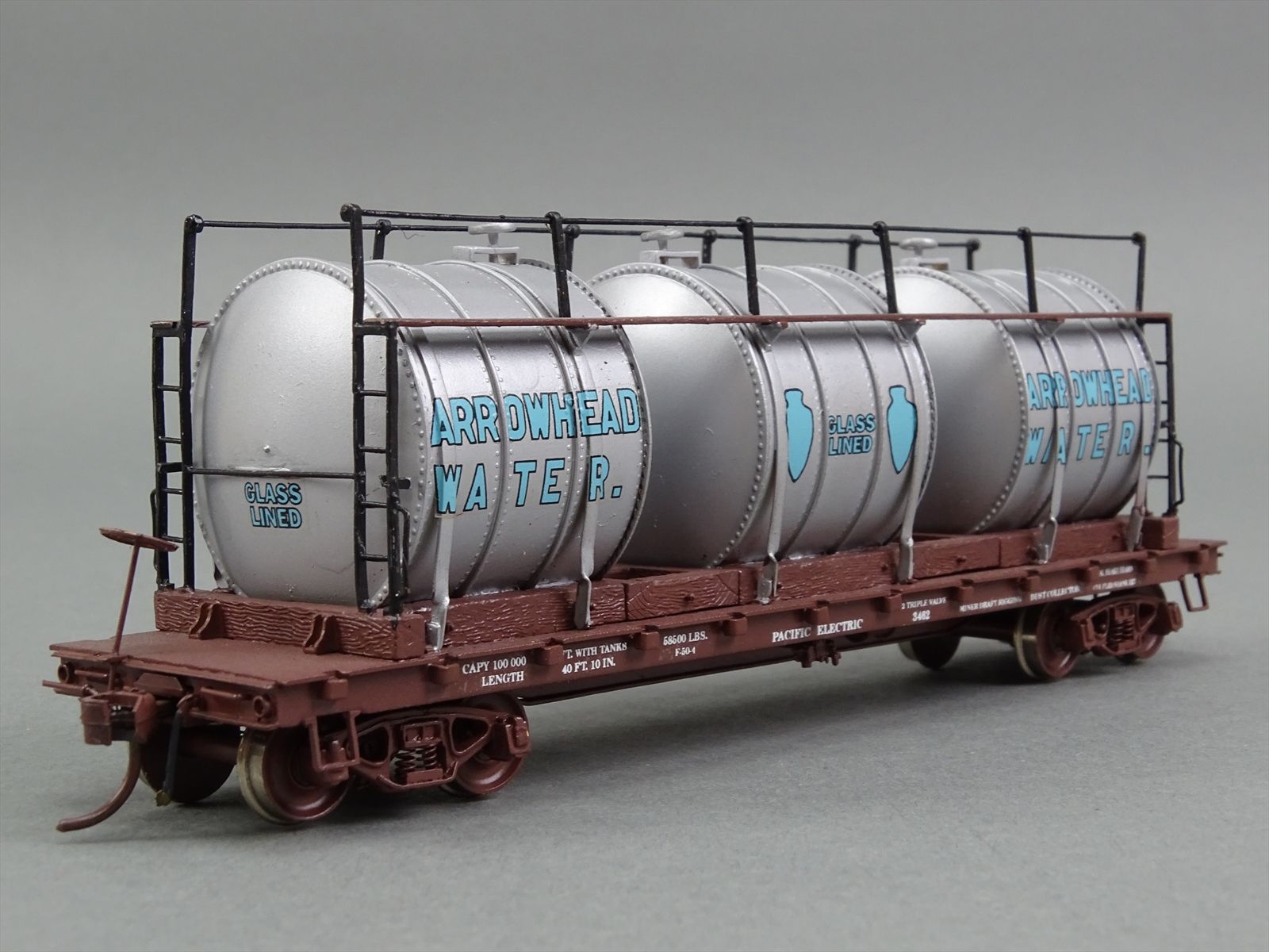 HO Brass Model - Metro Models PE Pacific Electric 3 Bottle Water Car ...