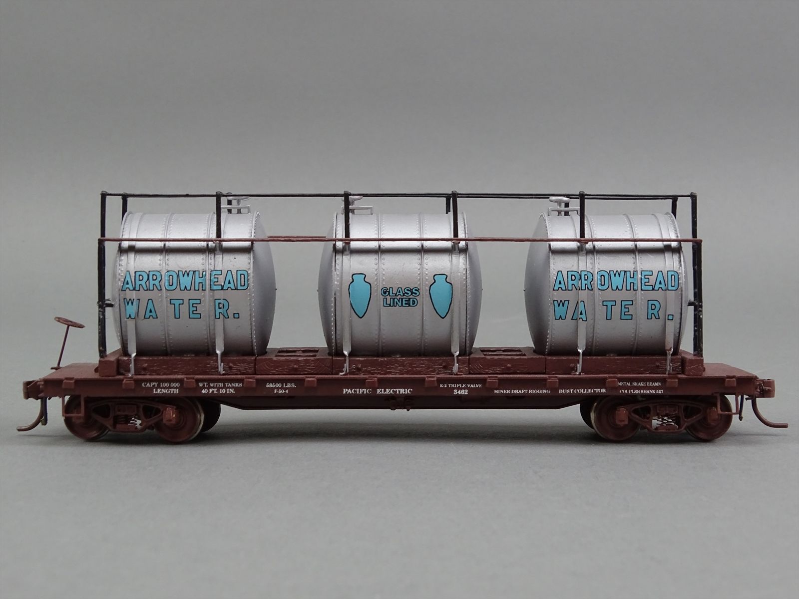 HO Brass Model - Metro Models PE Pacific Electric 3 Bottle Water Car ...