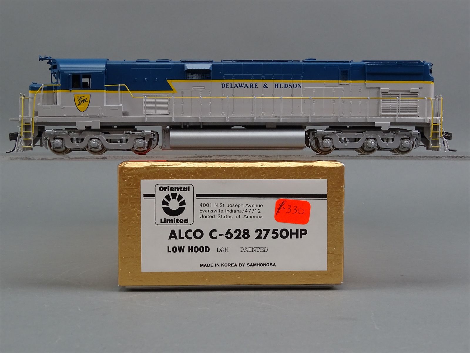 HO Brass Model Train - Oriental Limited D&H ALCO C-628 Low Hood Diesel ...