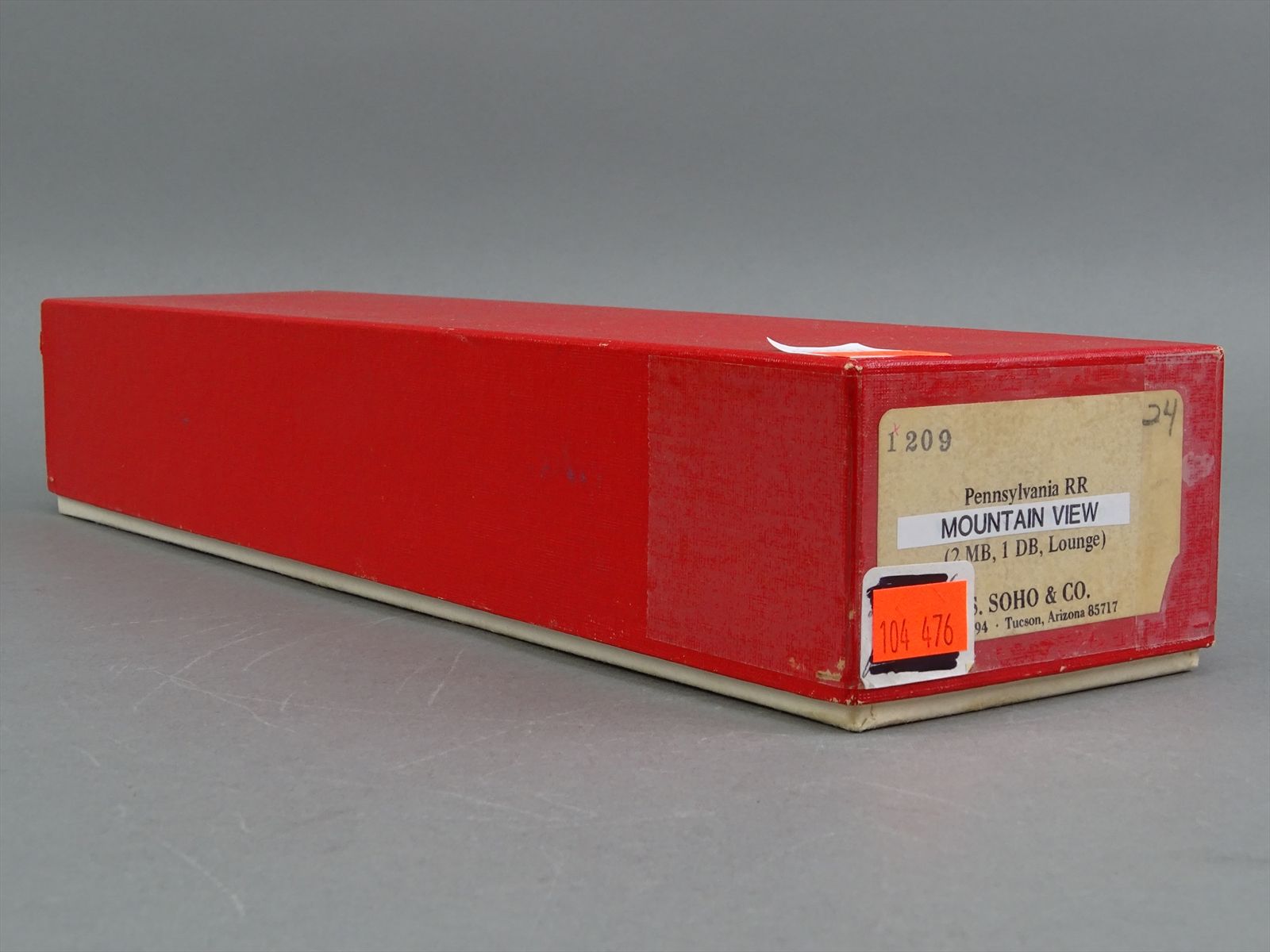 HO Brass Model - Soho 1209 2-1 Sleeper Lounge Observation Mountain View ...