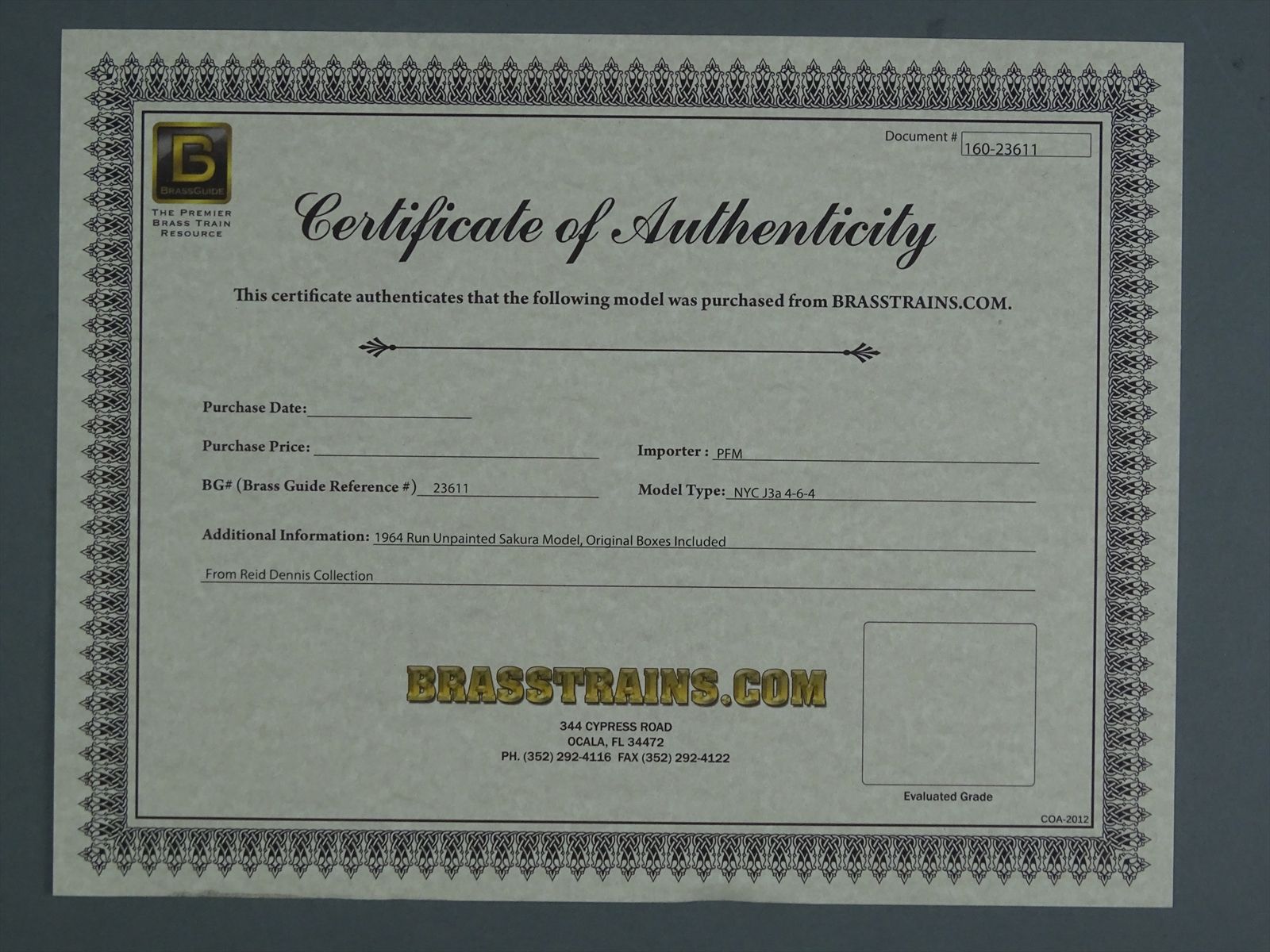 HO Brass Model Train - PFM Sakura NYC 4-6-4 J3a Hudson Custom ...