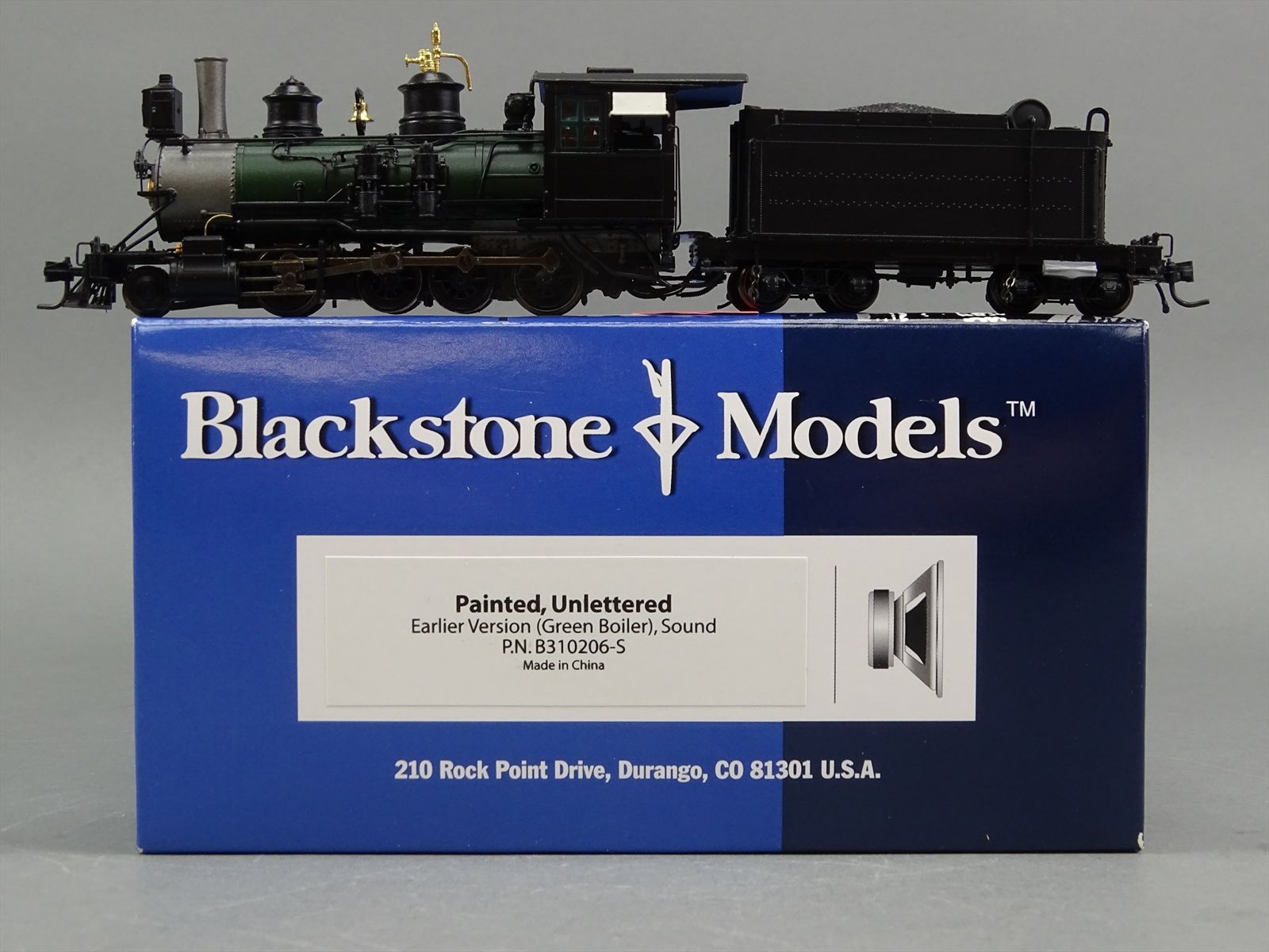 HOn3 Scale - Blackstone PN B310206-S C-19 2-8-0 Steam Locomotive ...
