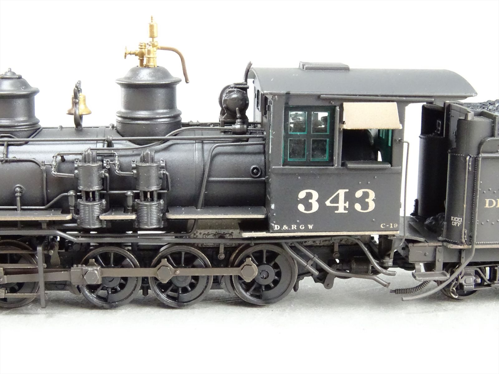 HOn3 Scale - Blackstone PN B310200W-S C-19 2-8-0 Royal Gorge Herald D ...