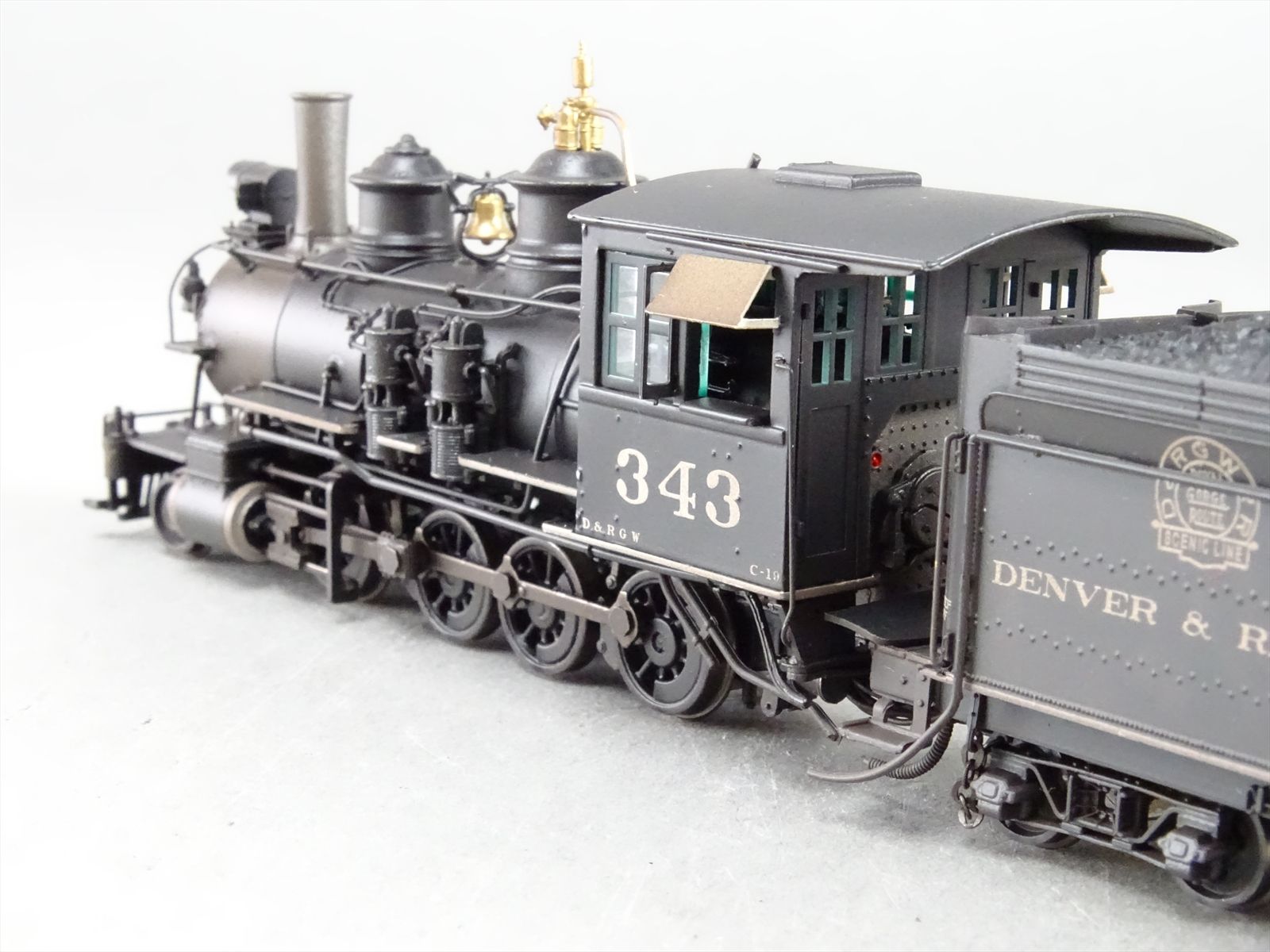 HOn3 Scale - Blackstone PN B310200W-S C-19 2-8-0 Royal Gorge Herald D ...