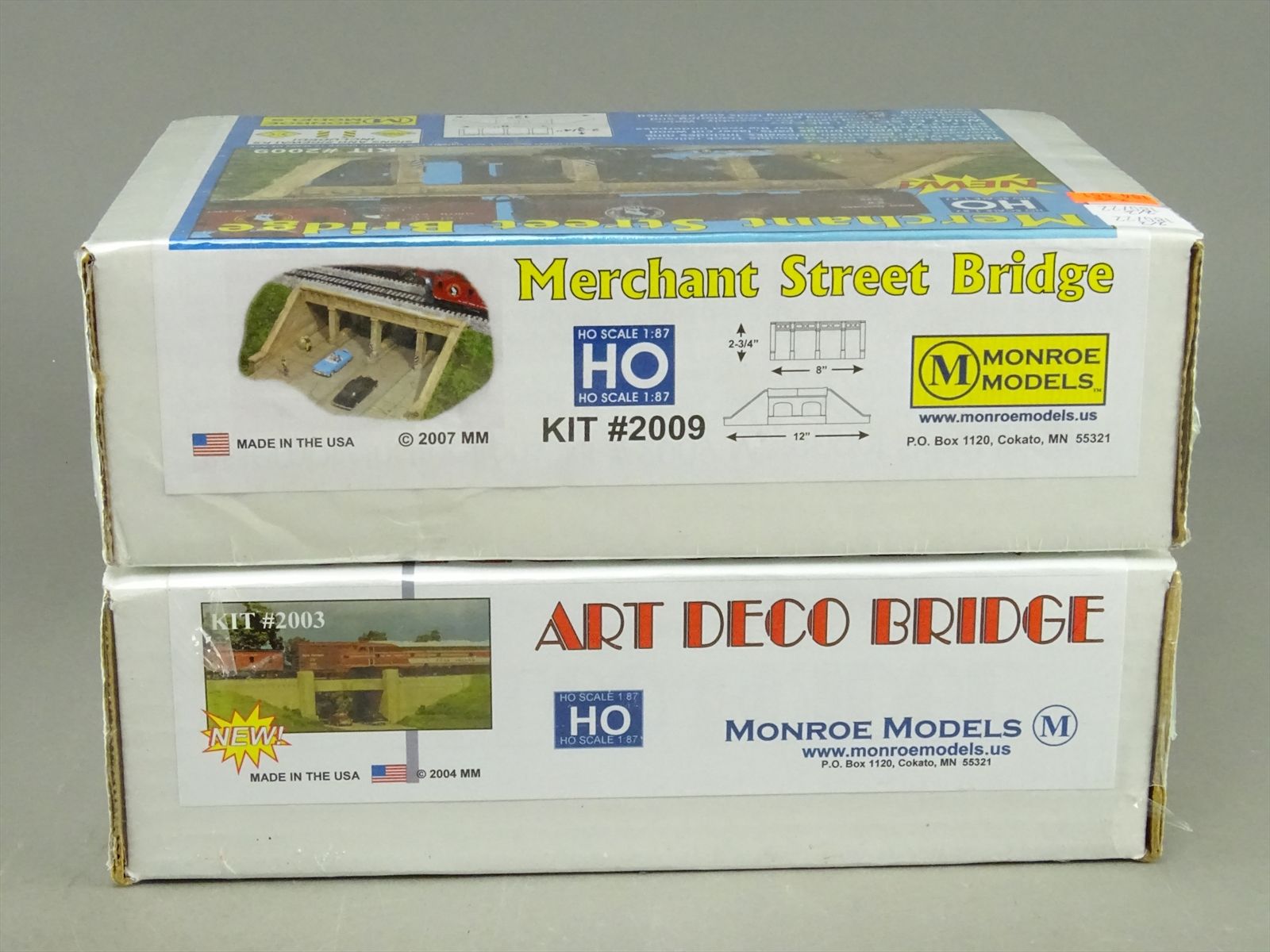 HO Craftsman Kit - Monroe Models - Art Deco Bridge and Merchant Street ...