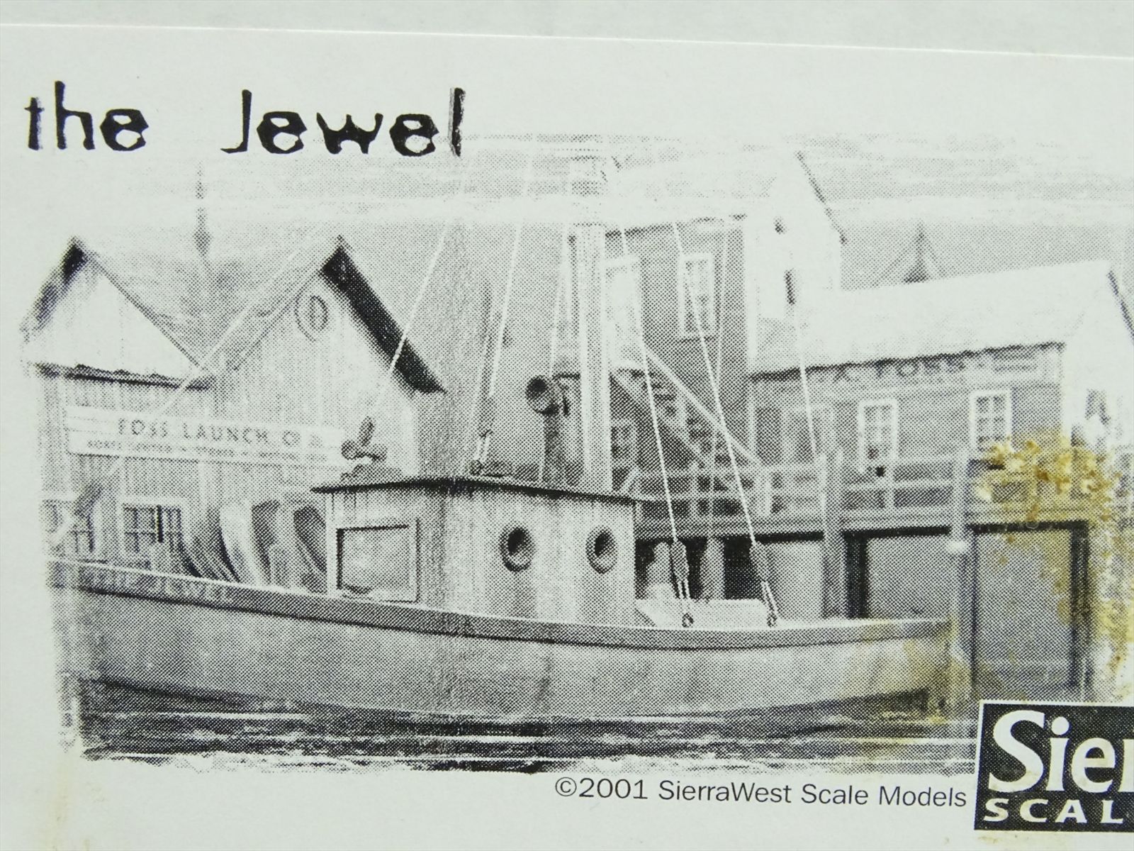 HO Craftsman Kit - Sierra West Scale Models - The Jewel Fishing Trawler ...