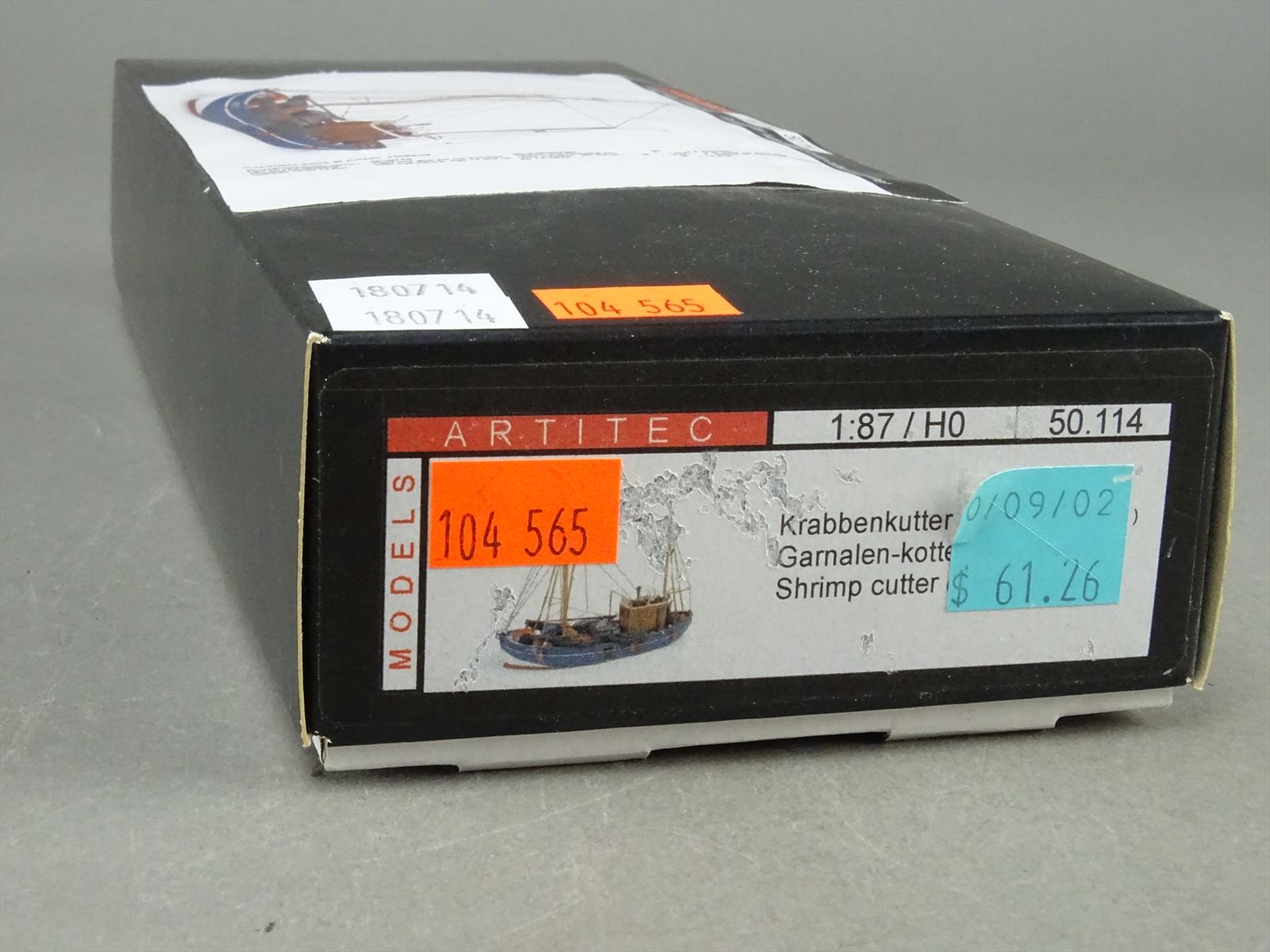 HO Craftsman Kit - Artitec - Shrimp Cutter Waterline Kit - Unassembled