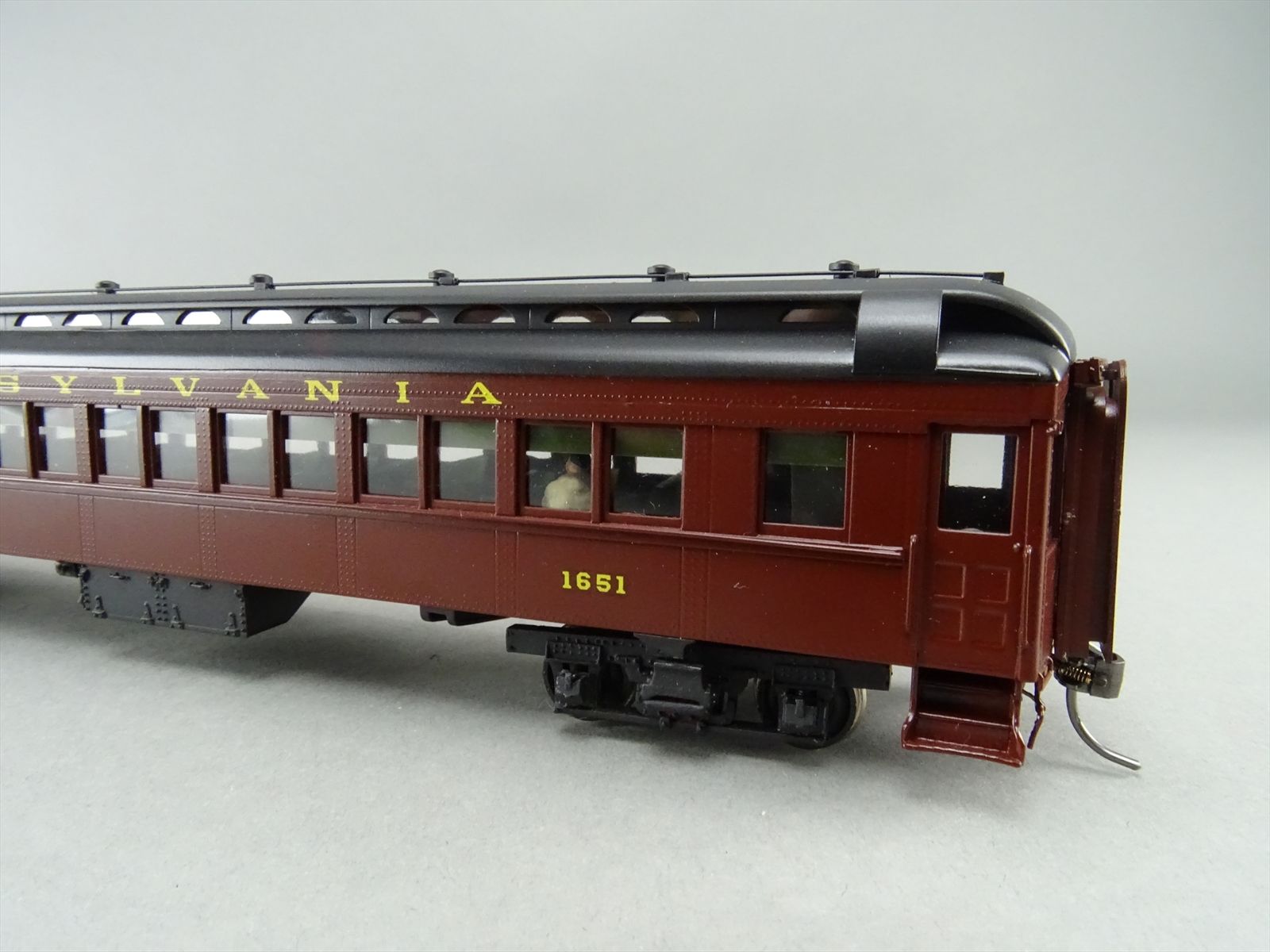 HO Brass Model - Railworks PRR Pennsylvania P-58 Steel Coach #1651 - Nice Custom - 1990 Run ...