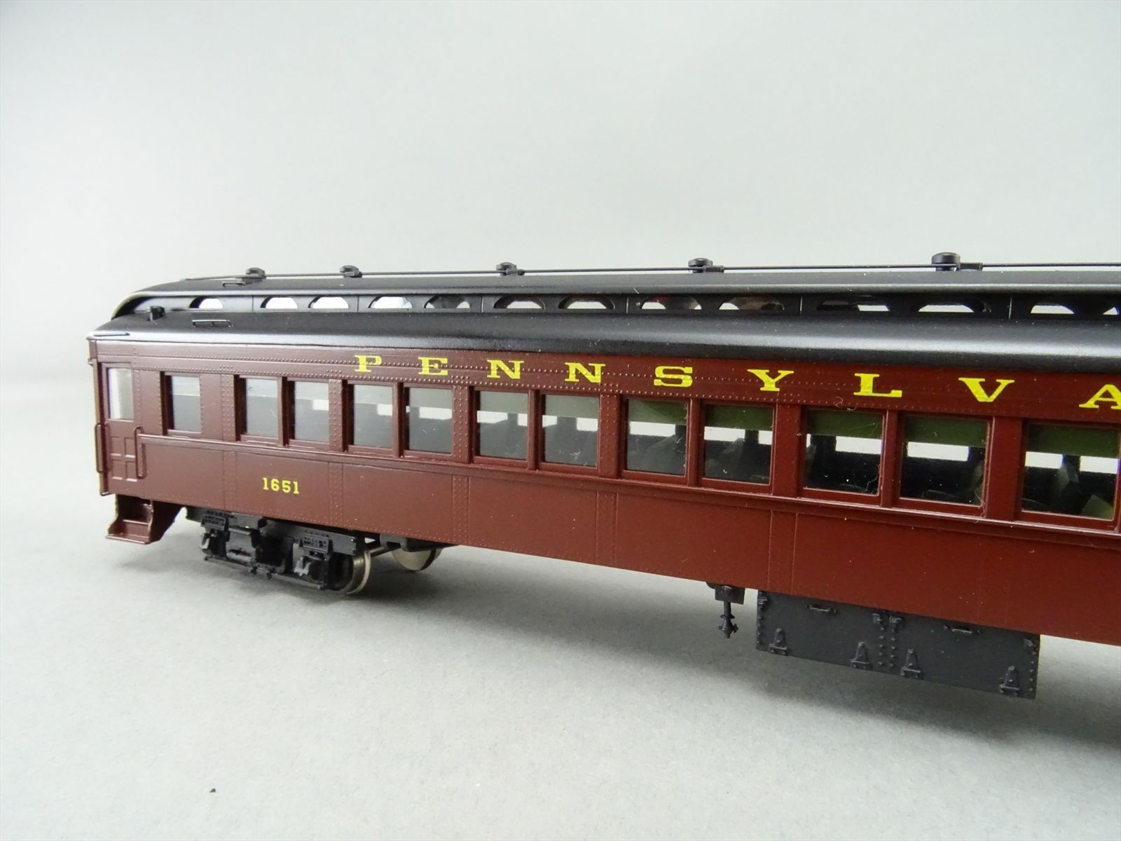 HO Brass Model - Railworks PRR Pennsylvania P-58 Steel Coach #1651 - Nice Custom - 1990 Run ...