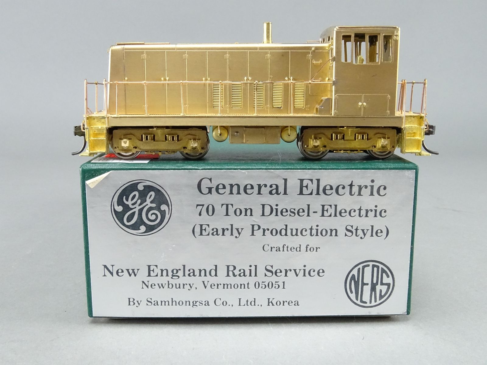 HO Brass Model - NEWS New England Rail Service GE 70 Ton Diesel ...