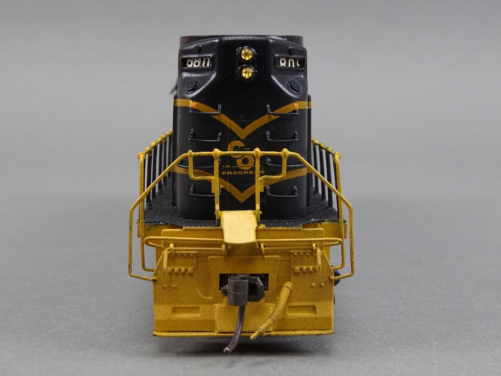 HO Brass Model - ALCO D-114 C&O Chesapeake & Ohio RSD-15 / DL-600B #6809 - Custom - 1968 Run ...