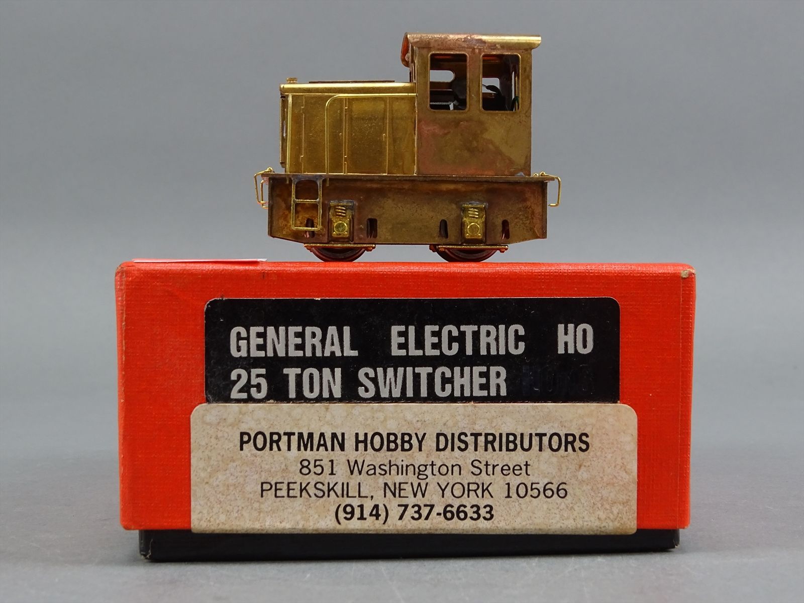 HO Brass Model - Fomras GE General Electric 25 Ton Diesel Switcher Locomotive - Unpainted