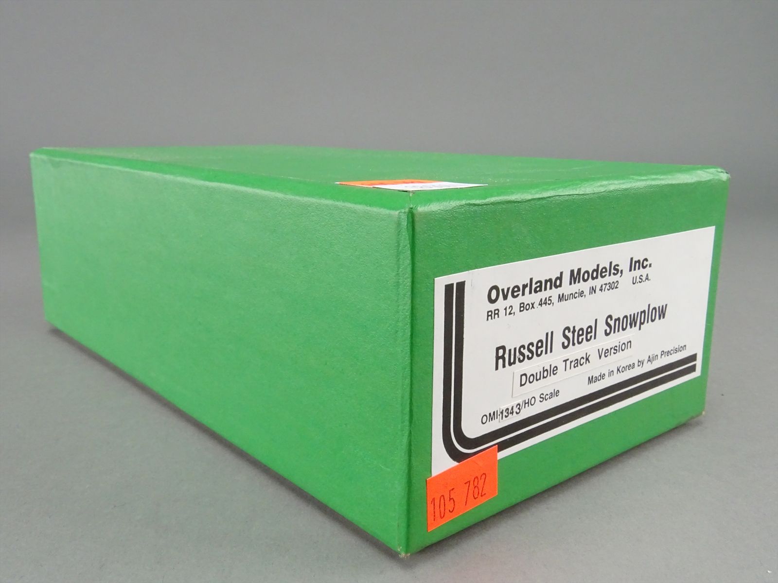 HO Brass Model - OMI 1343 Russell Steel Snowplow Double Track Version ...