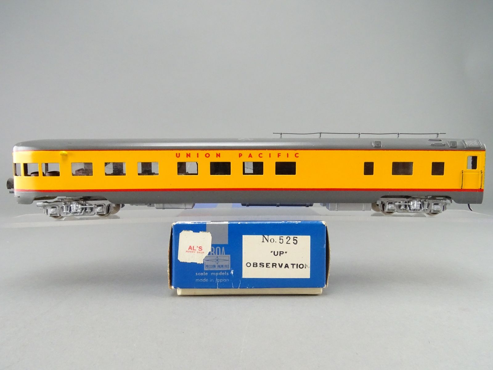 HO Brass Model - Balboa 525 UP Union Pacific Observation Car - F/P ...
