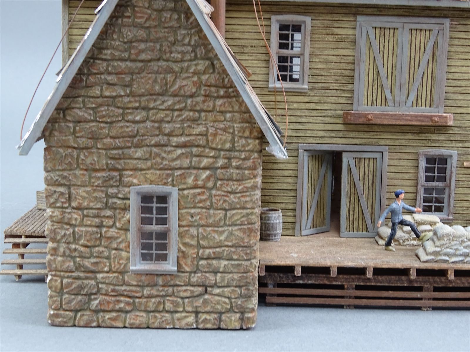 HO 1:87 Campbells Bretts Brewery - Structure - Nicely Built - 11 x 6