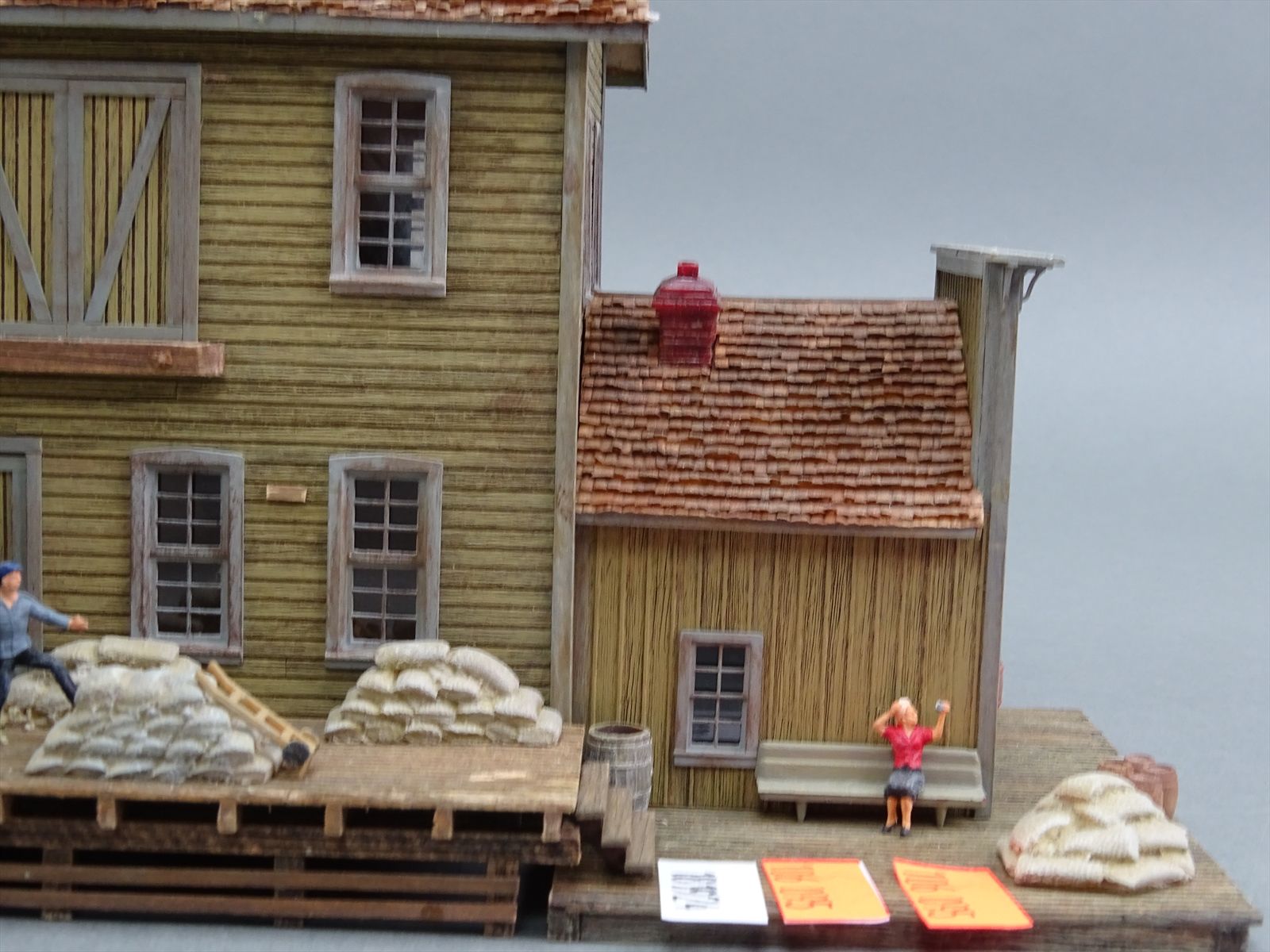 HO 1:87 Campbells Bretts Brewery - Structure - Nicely Built - 11 x 6