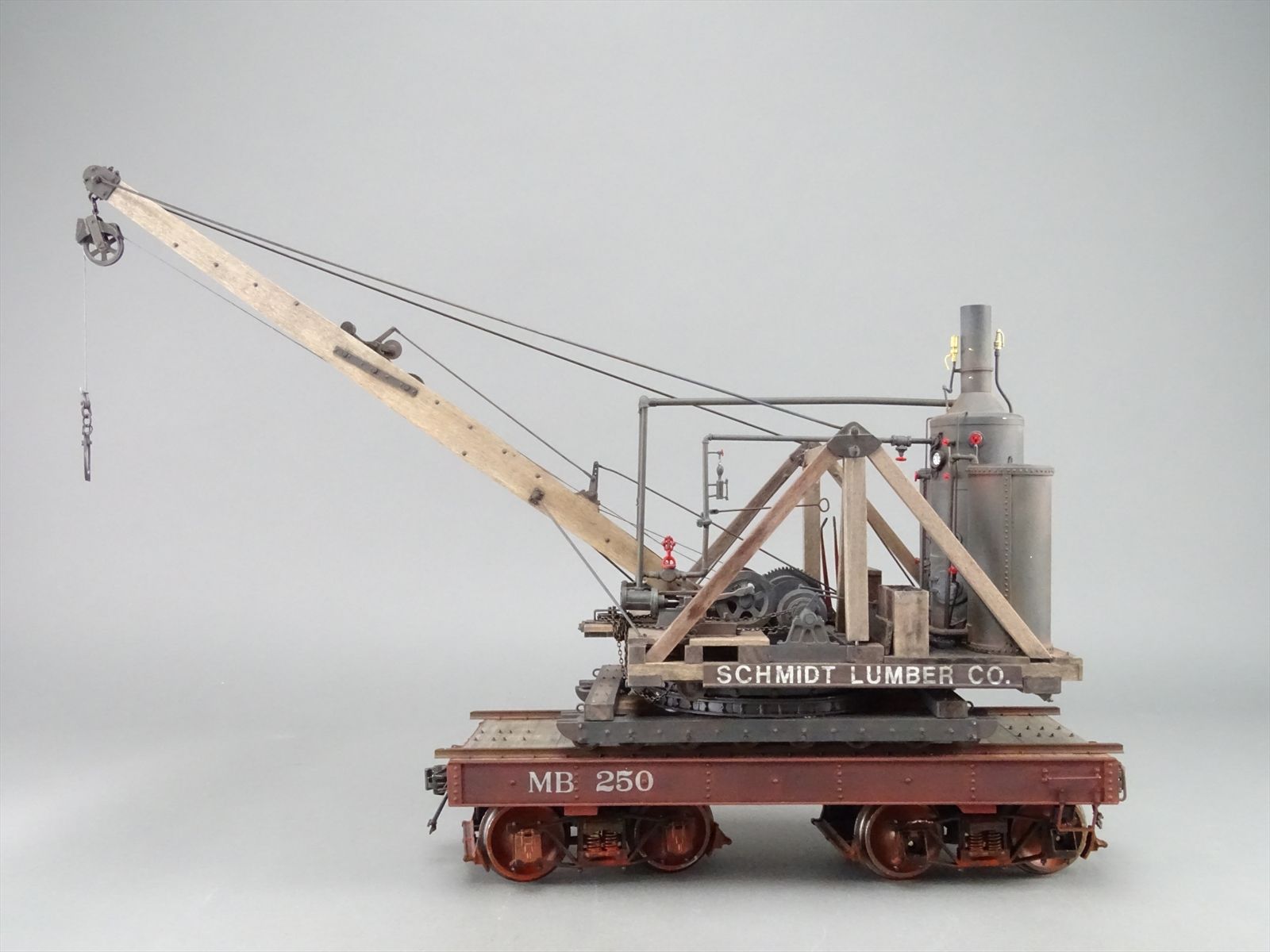G Scale Craftsman Kit - Hartford HP-K7 Barnhart Log Loader + Flatcar ...
