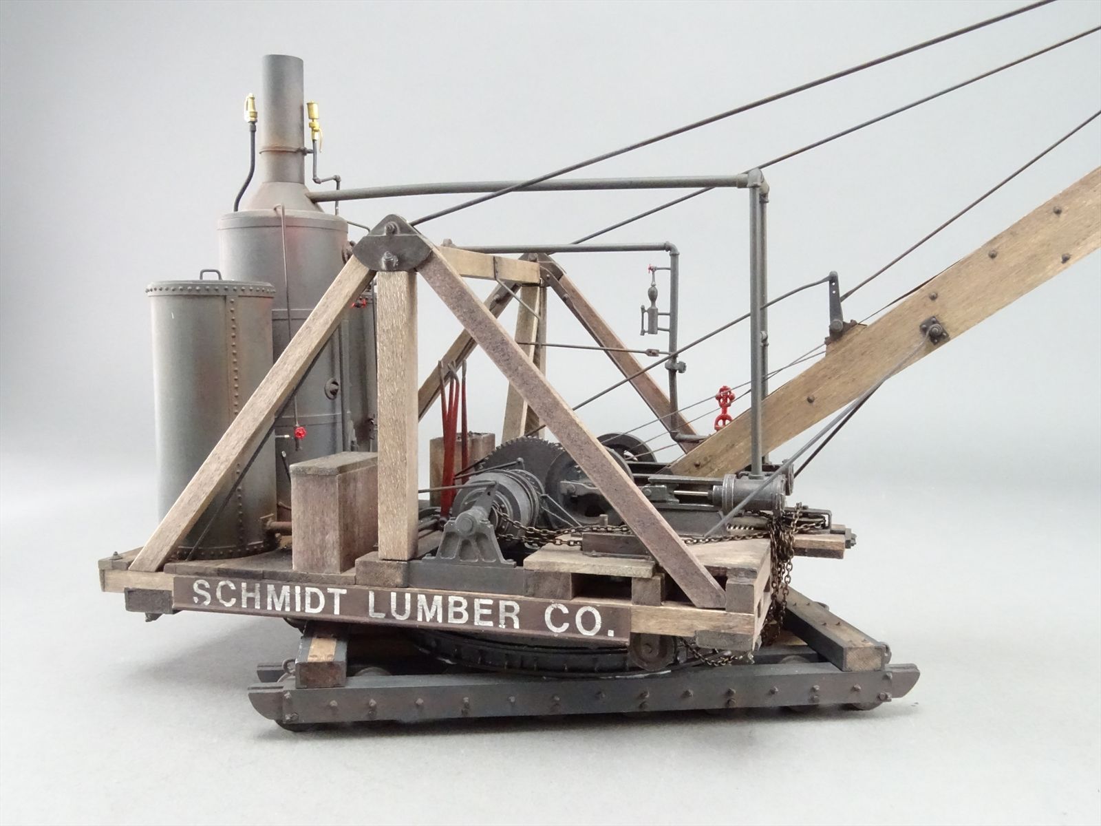 G Scale Craftsman Kit - Hartford HP-K7 Barnhart Log Loader + Flatcar ...