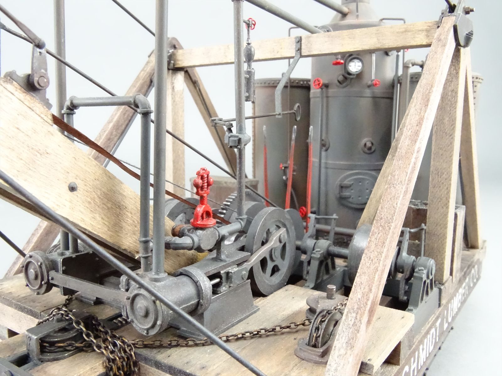 G Scale Craftsman Kit - Hartford HP-K7 Barnhart Log Loader + Flatcar ...