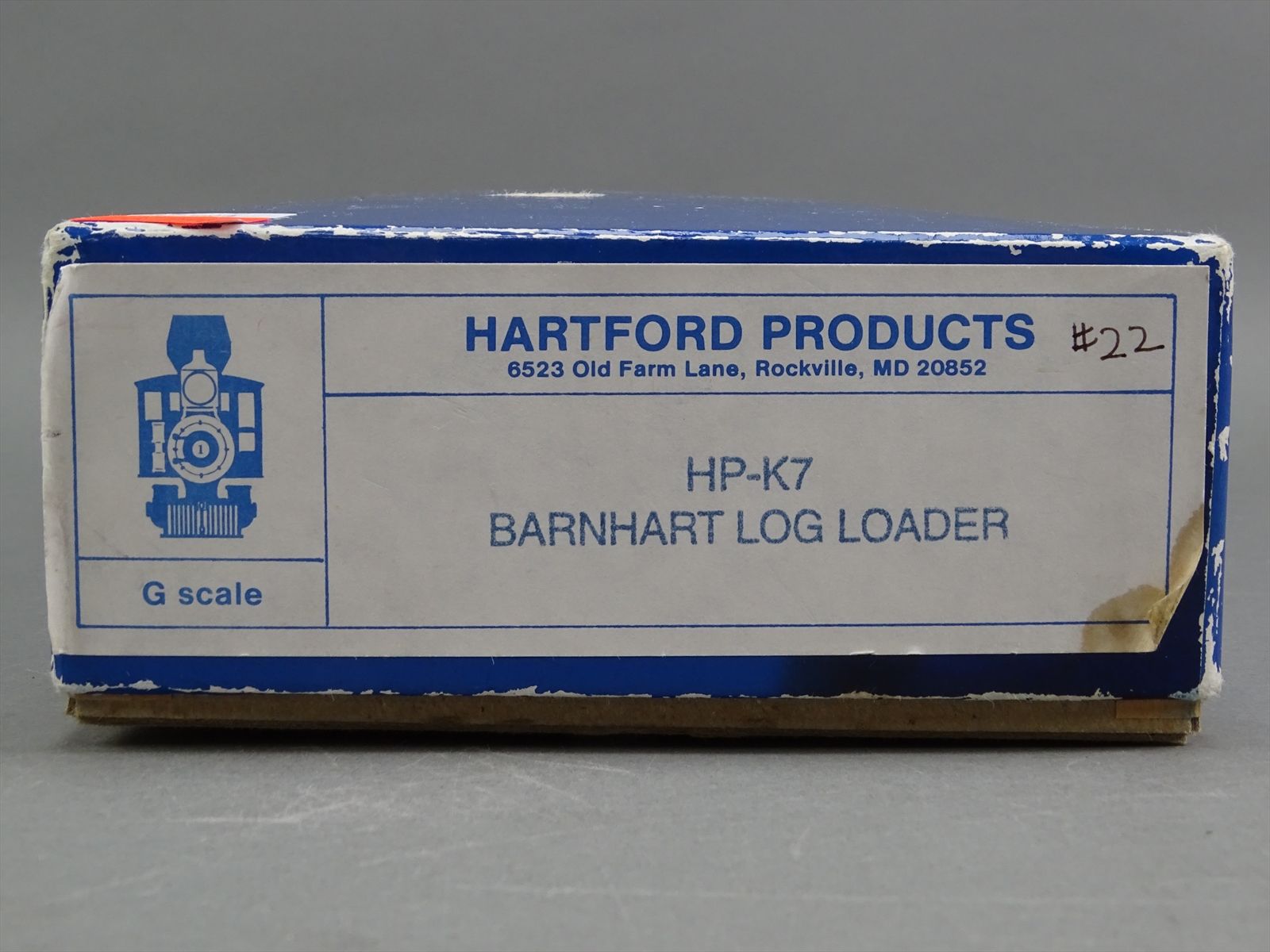 G Scale Unassembled Craftsman Kit - Hartford HP-K7 Barnhart Log Loader ...