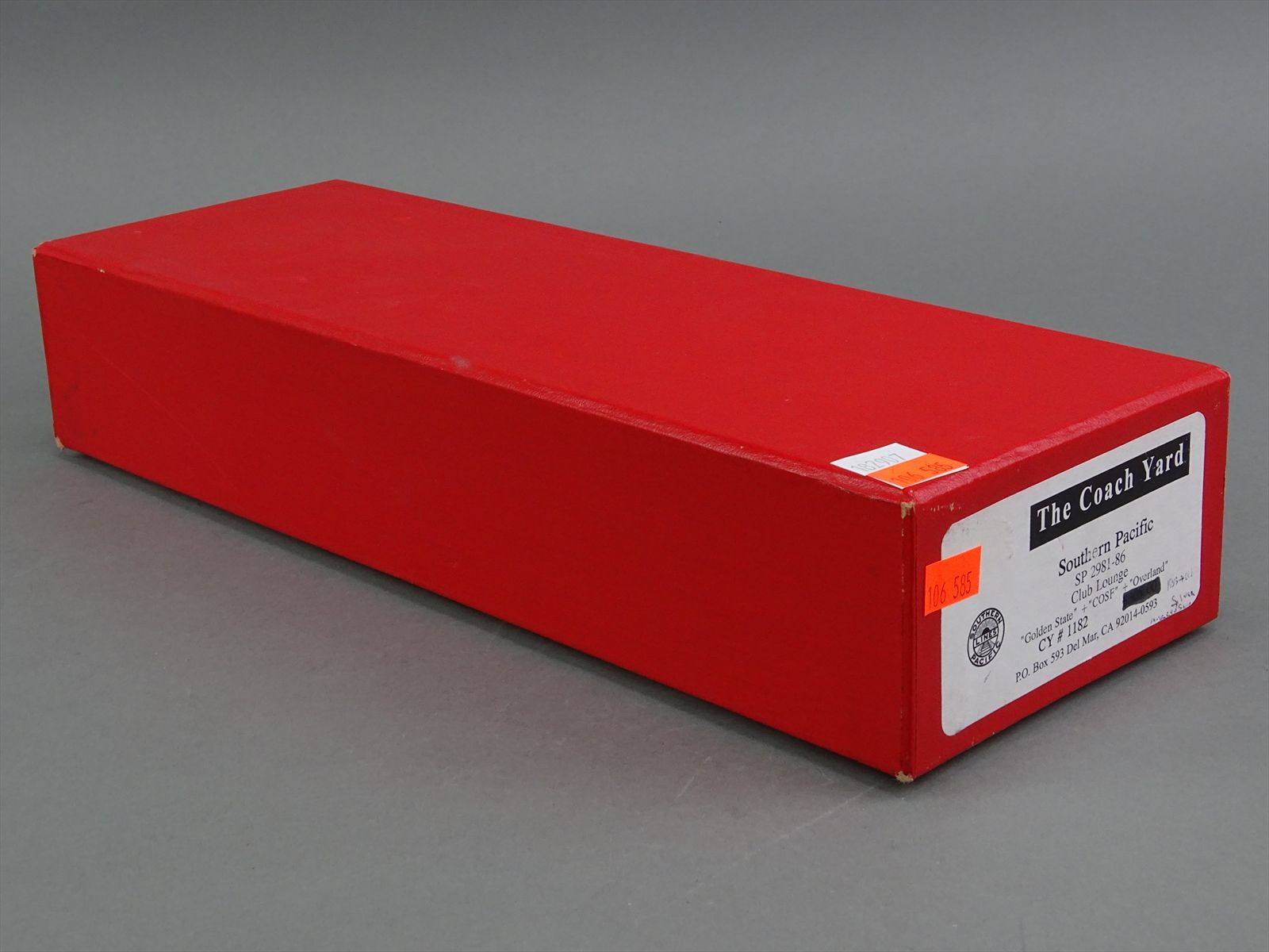 HO Brass Model - TCY 1182 SP Southern Pacific Golden State Club Lounge ...