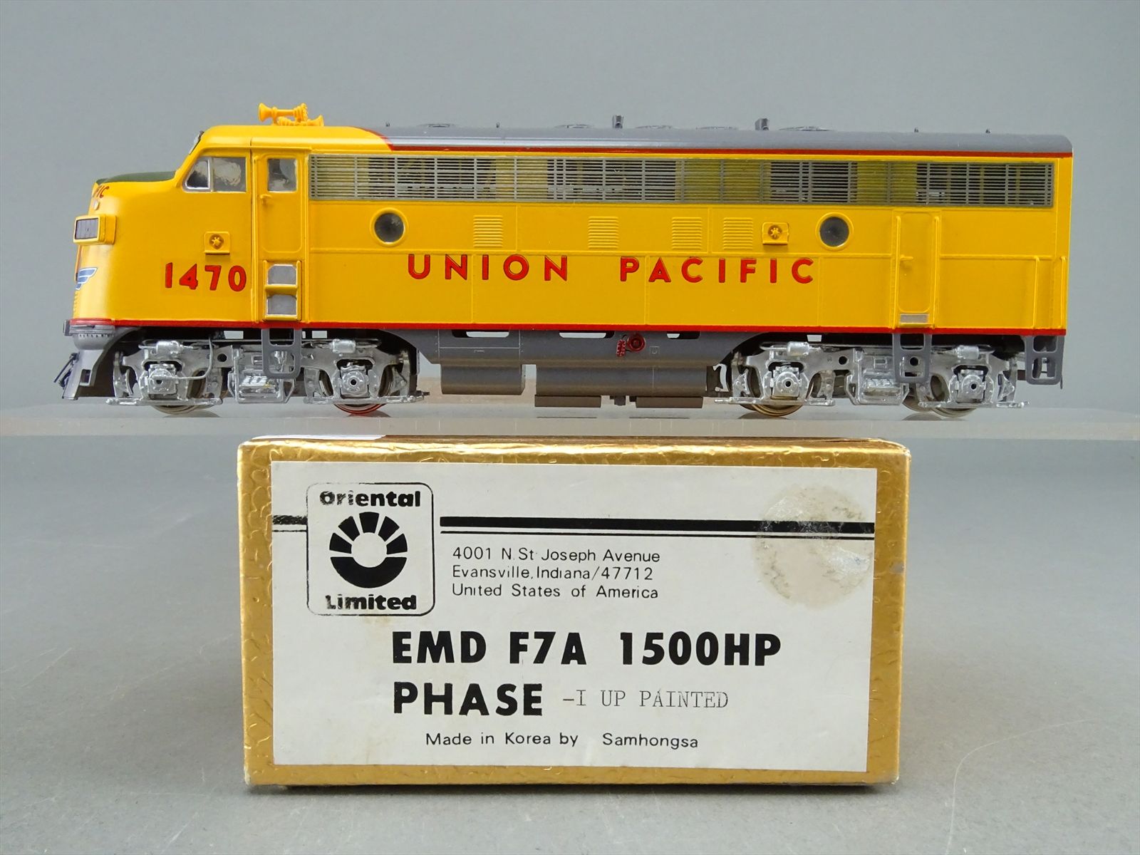 HO Brass Model - Oriental UP Union Pacific F7 F7A Phase I 1500HP #1470 ...