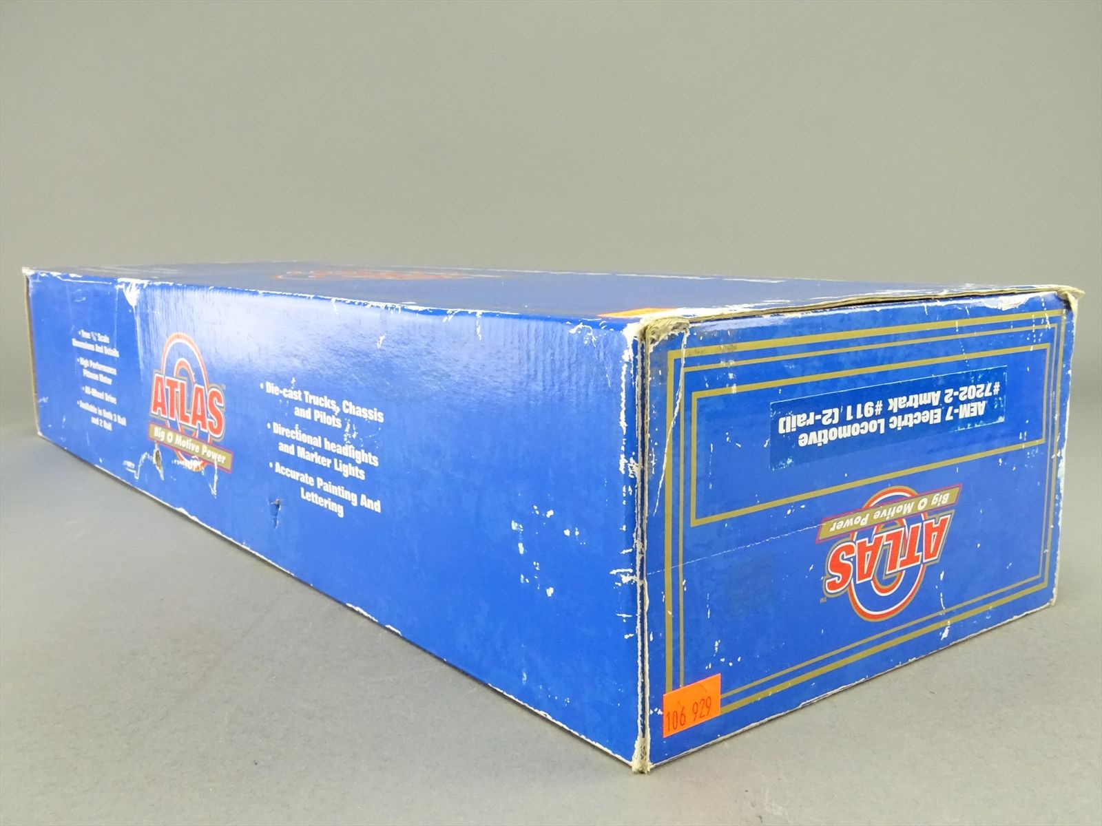 O Plastic Model - Atlas 7202-2 Amtrak AEM-7 Electric Locomotive #911 - F/P